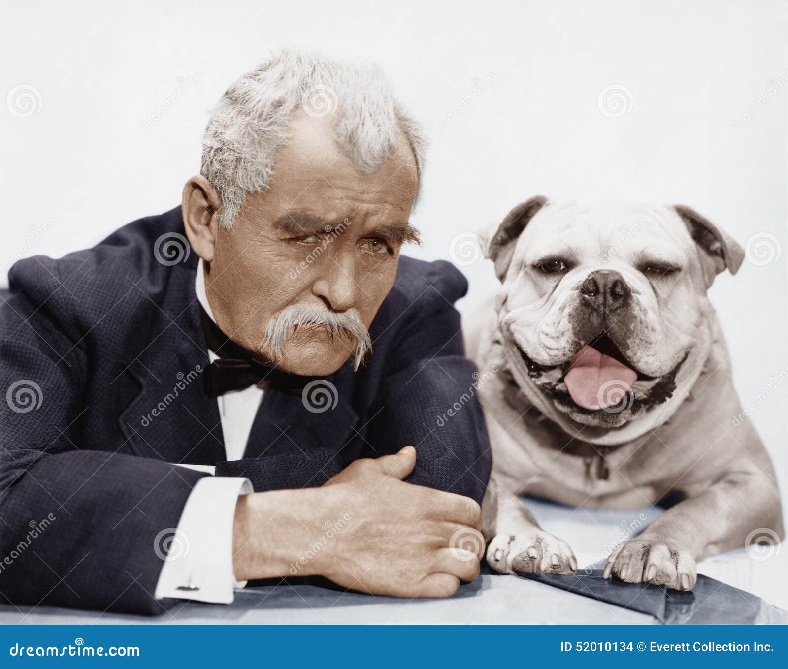 Portrait of man and dog stock photo. Image of companionship - 52010134