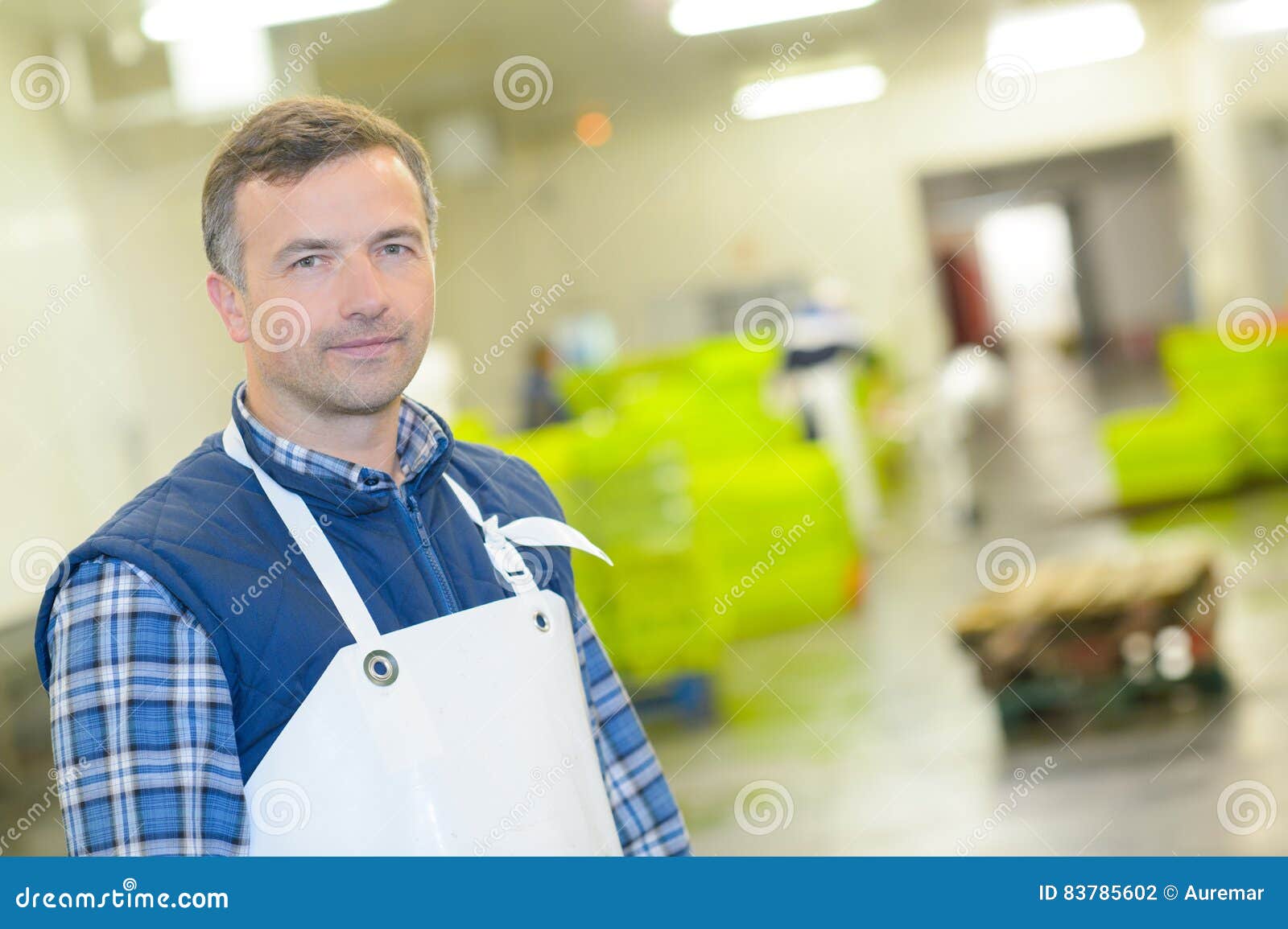 Portrait man in factory stock photo. Image of caucasian - 83785602