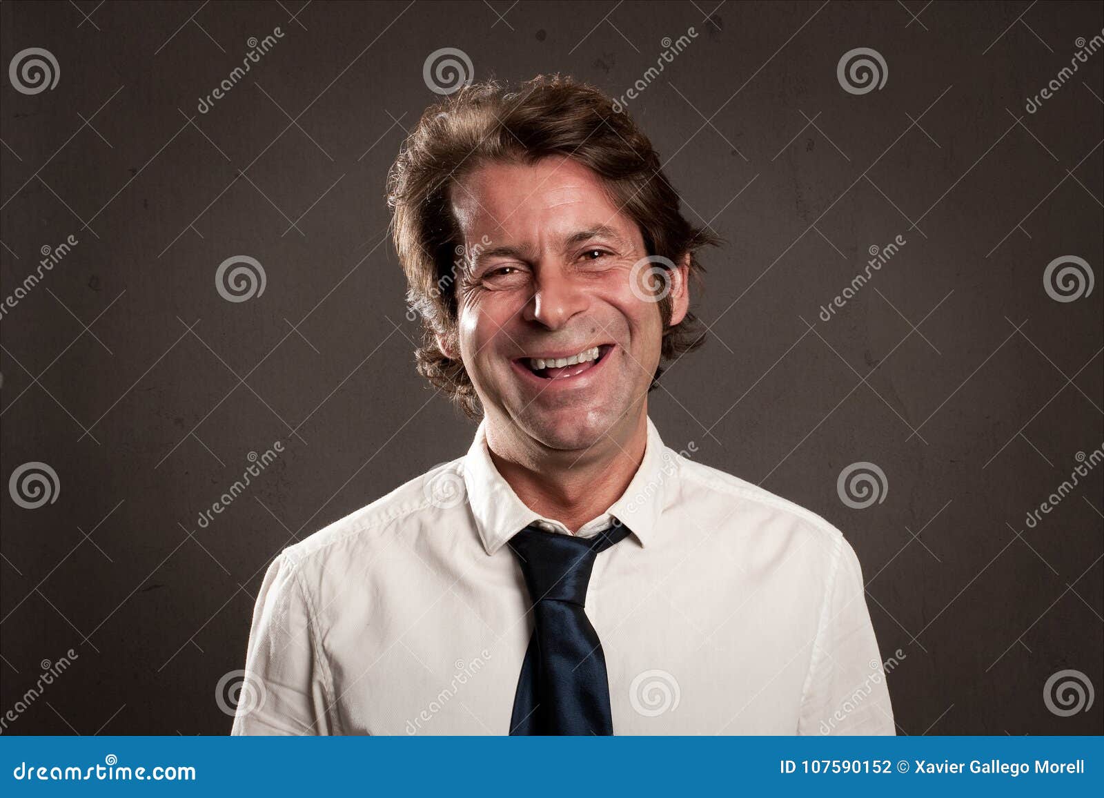 Man with happy expression stock photo. Image of concept - 107590152