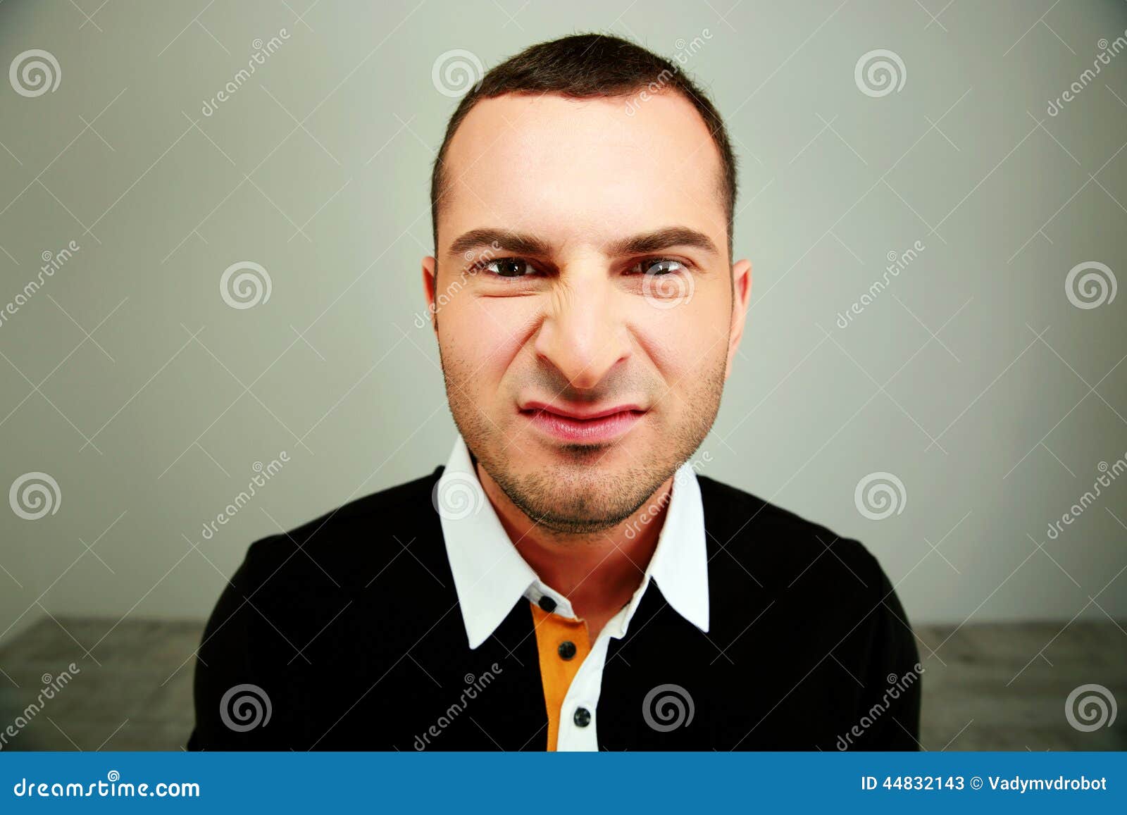 Portrait of a Man Having Fun Stock Image - Image of handsome, male ...