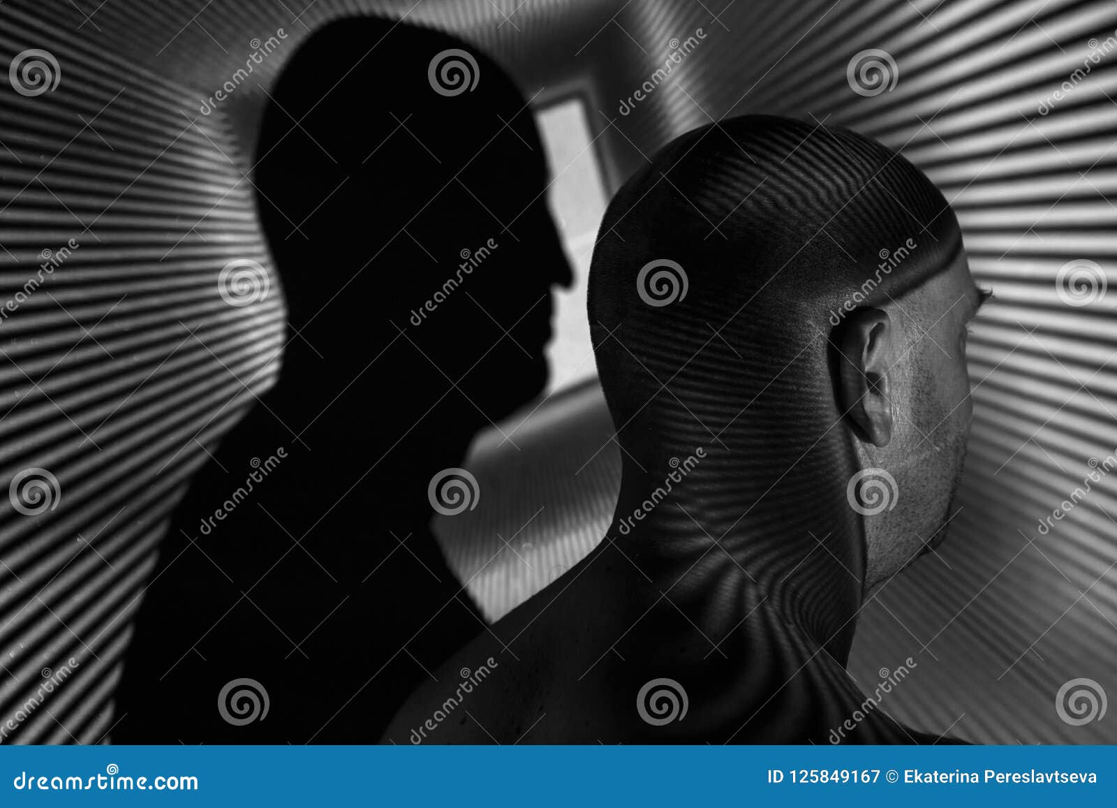 Portrait Of Split Personalities