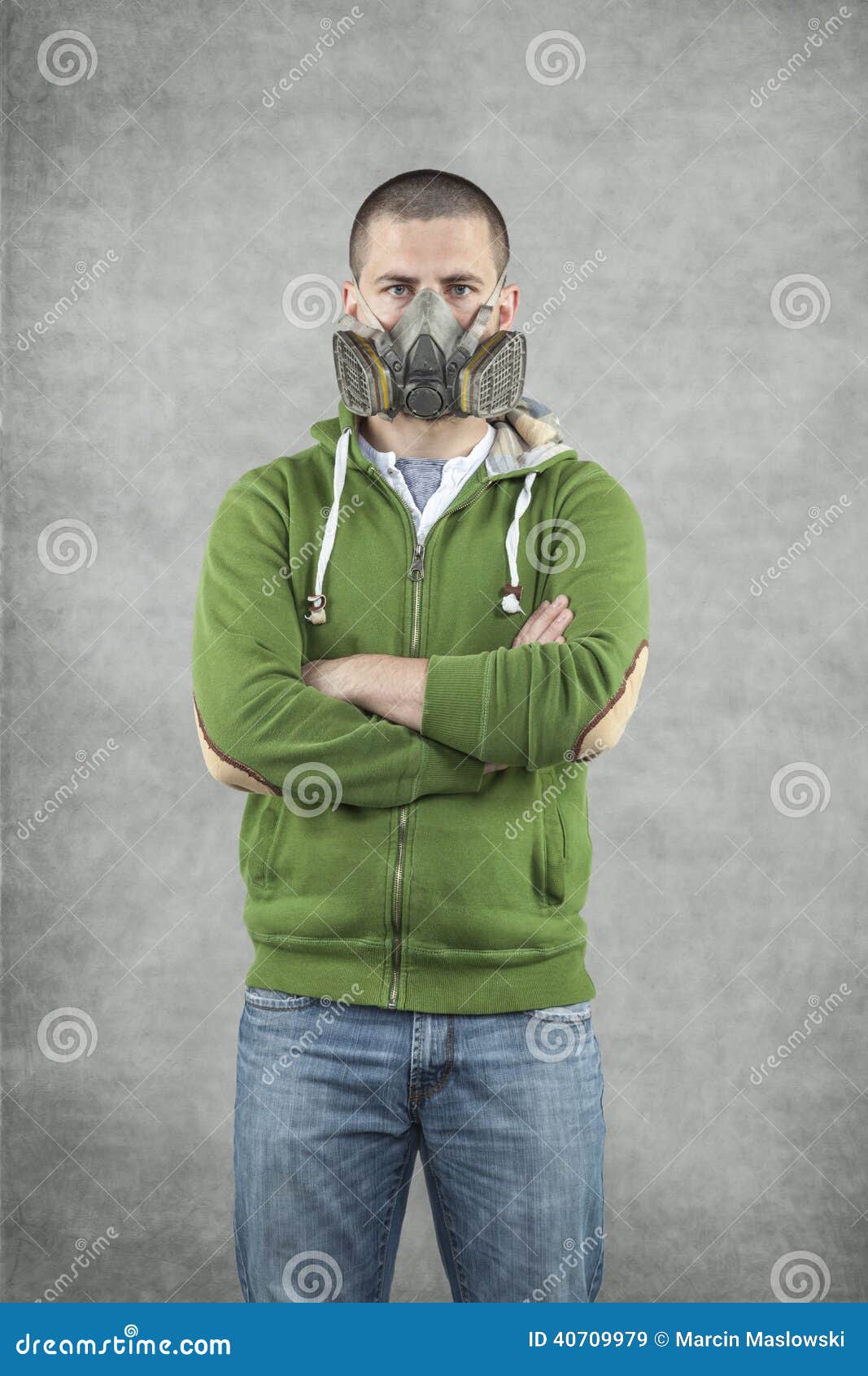 Portrait of a Man in a Mask Stock Image - Image of death, dress: 40709979