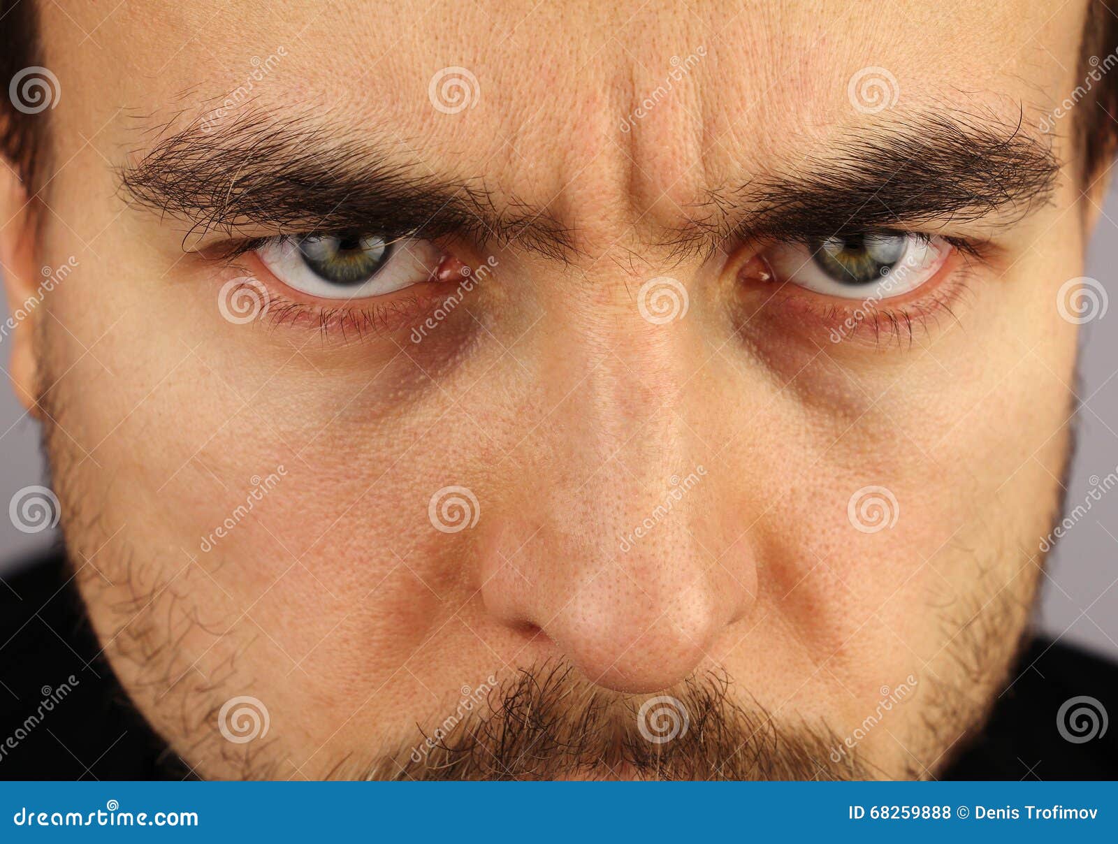 Look Menacing. Brutal Bearded Man Using Baseball Bat For Fighting. Man ...