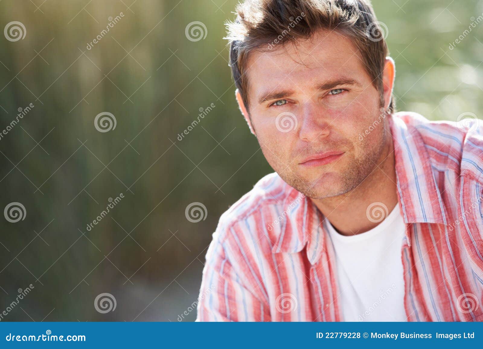 Portrait man outdoors stock photo. Image of handsome - 22779228