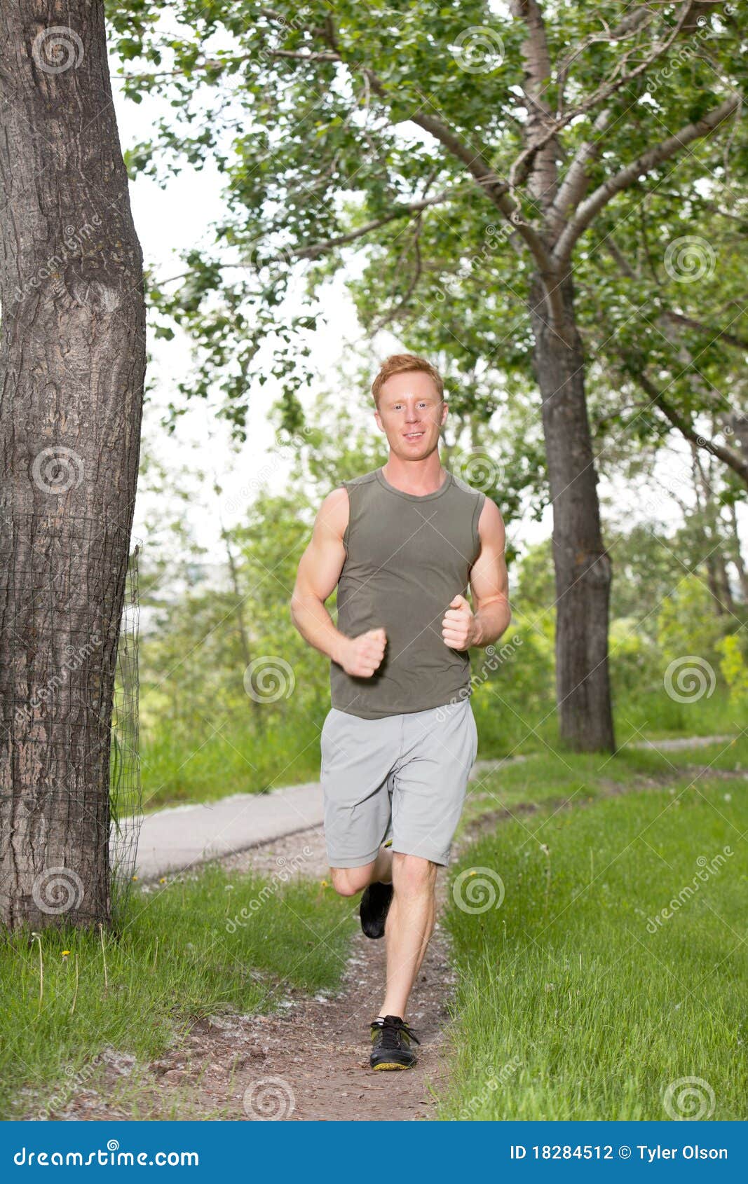 Portrait of a man running stock photo. Image of adult - 18284512
