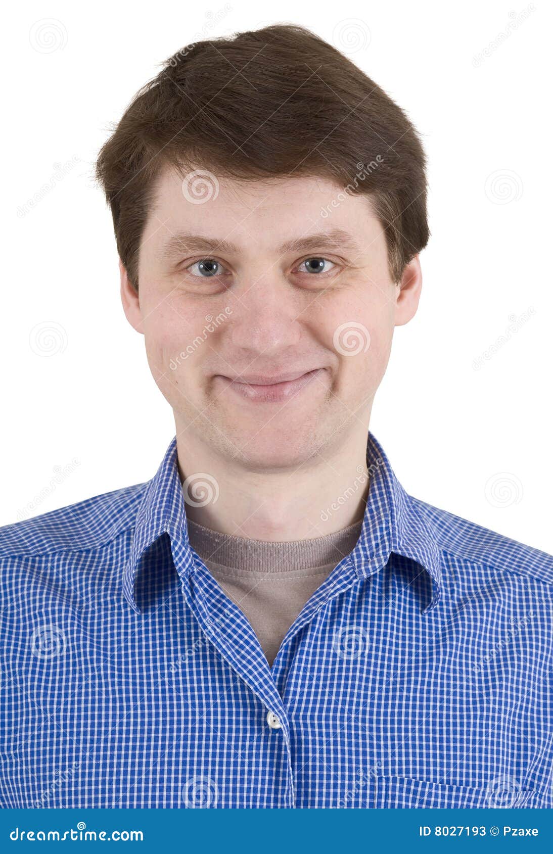 Portrait Man Smile a Happy Smile Stock Image - Image of male, happy ...