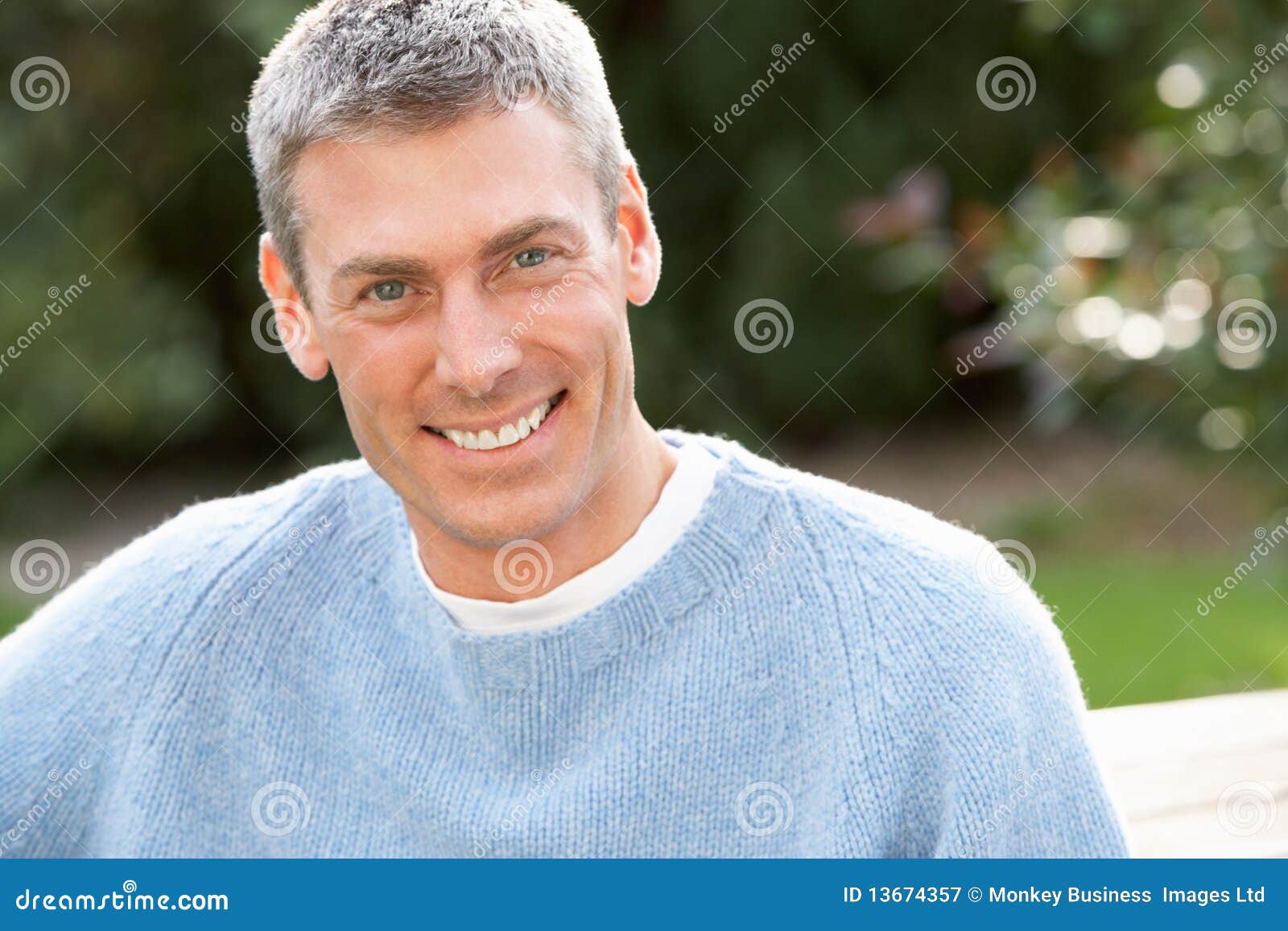 Portrait of Man Standing Outside Stock Image - Image of portrait ...