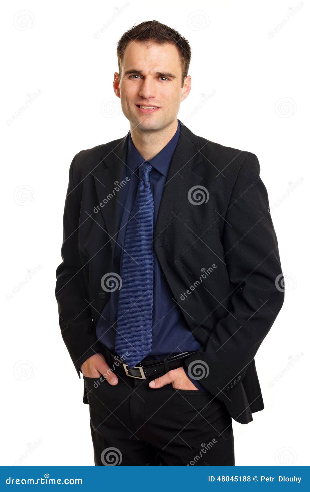 Portrait of a man in suit stock photo. Image of male - 48045188