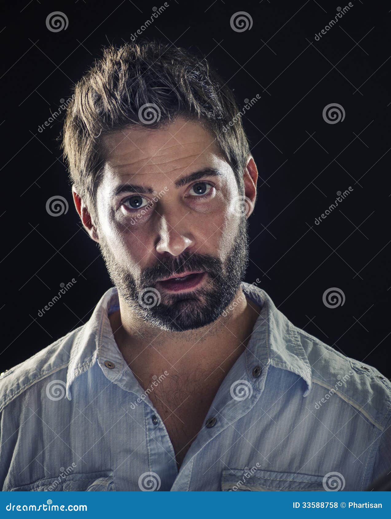 Portrait of Man in Thoughtful Thinking Pose Stock Photo - Image of ... Portrait of Man in Thoughtful Thinking Pose Stock Photo - Image of ...