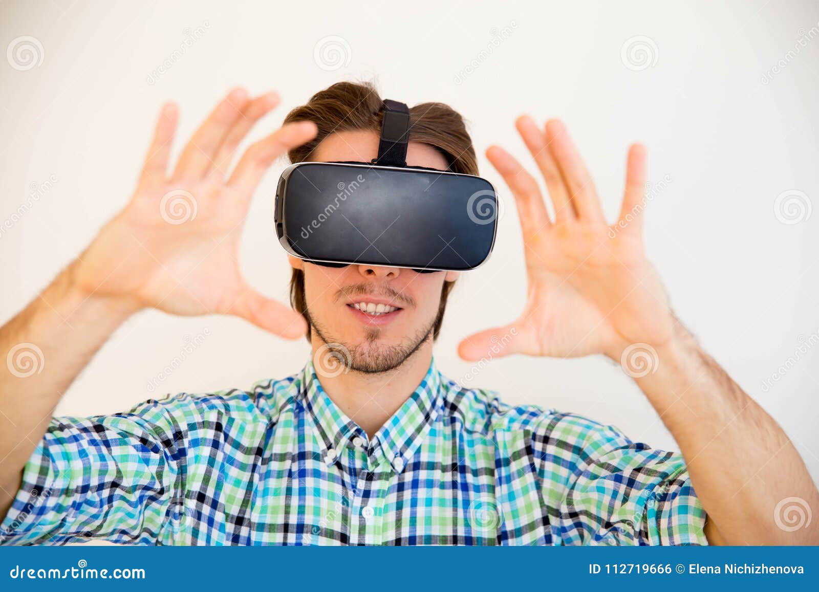 Man in vr headset stock photo. Image of digital, entertainment - 112719666 Man in vr headset stock photo. Image of digital, entertainment - 112719666