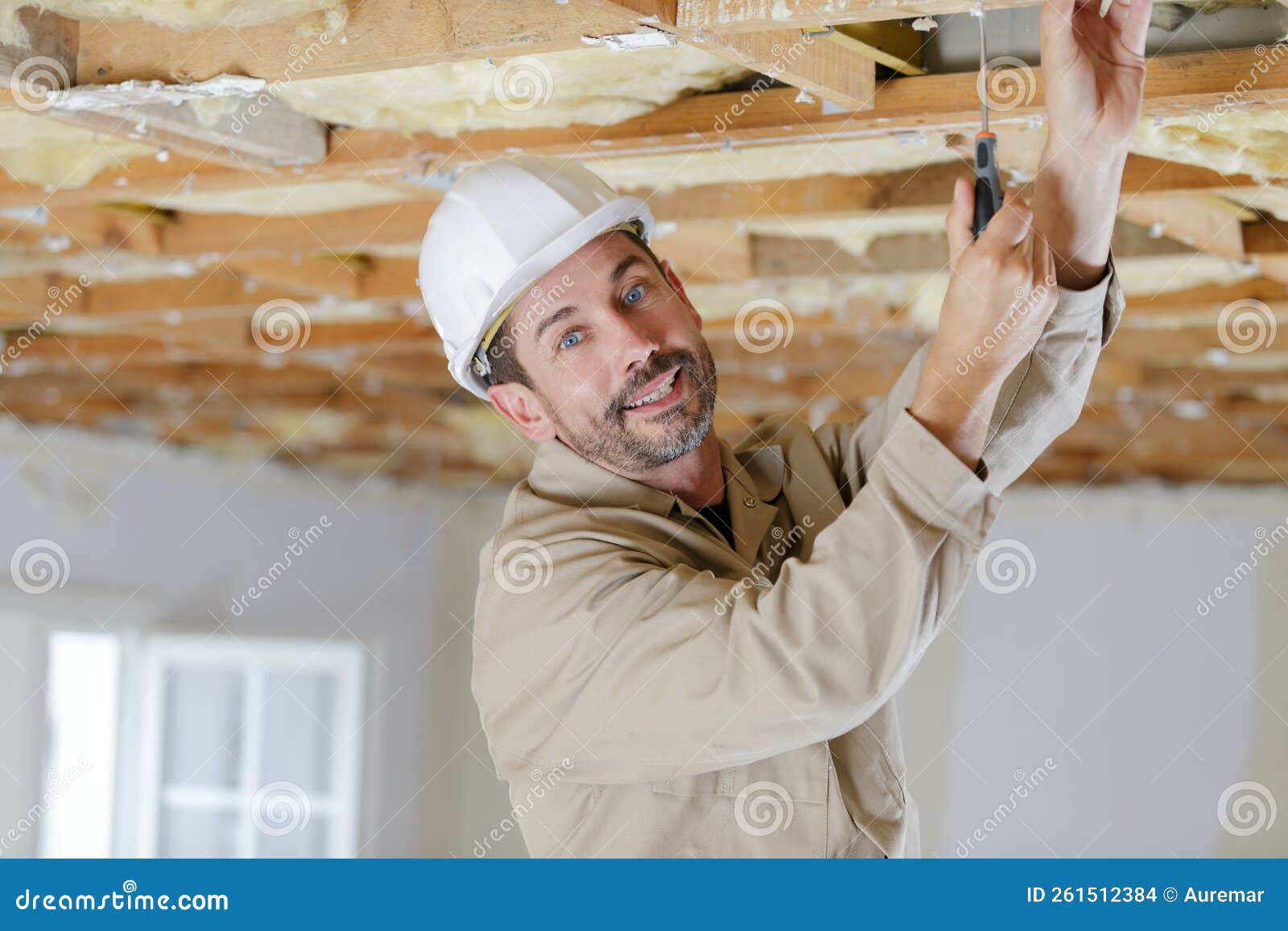 Portrait Man Working on Ceiling Stock Photo - Image of ... Portrait Man Working on Ceiling Stock Photo - Image of ...