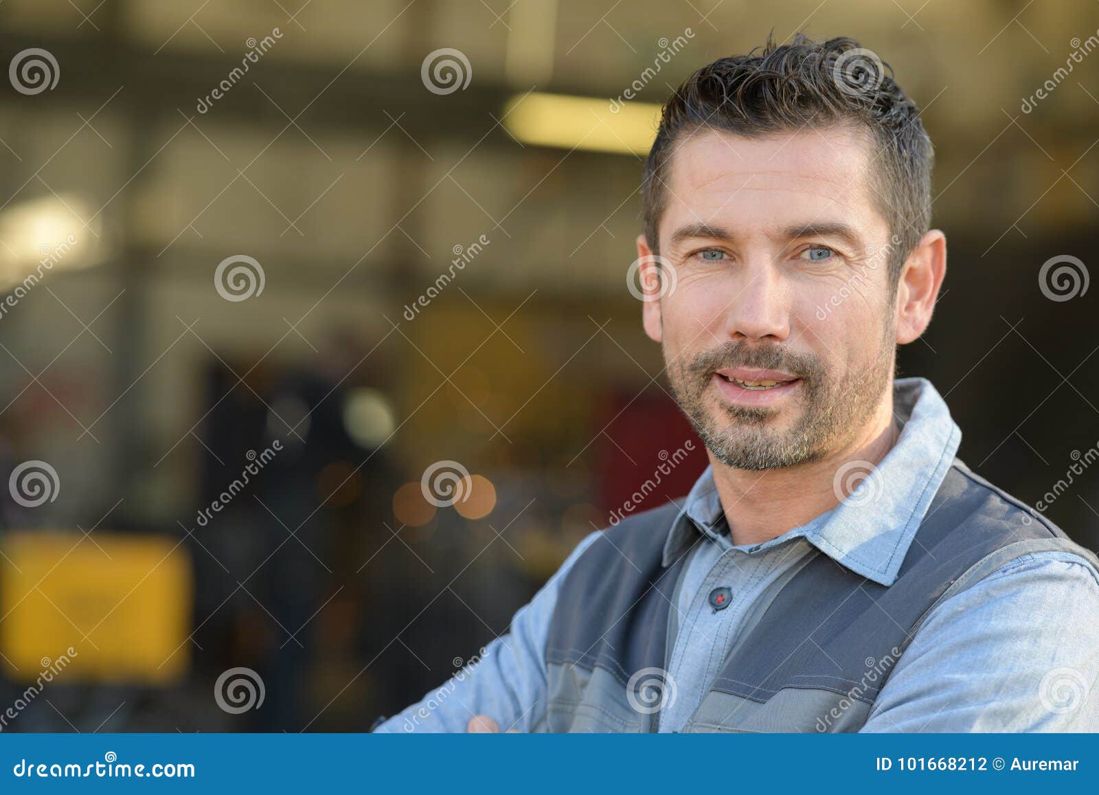 Portrait Manager in Warehouse Stock Photo - Image of person, freight ...