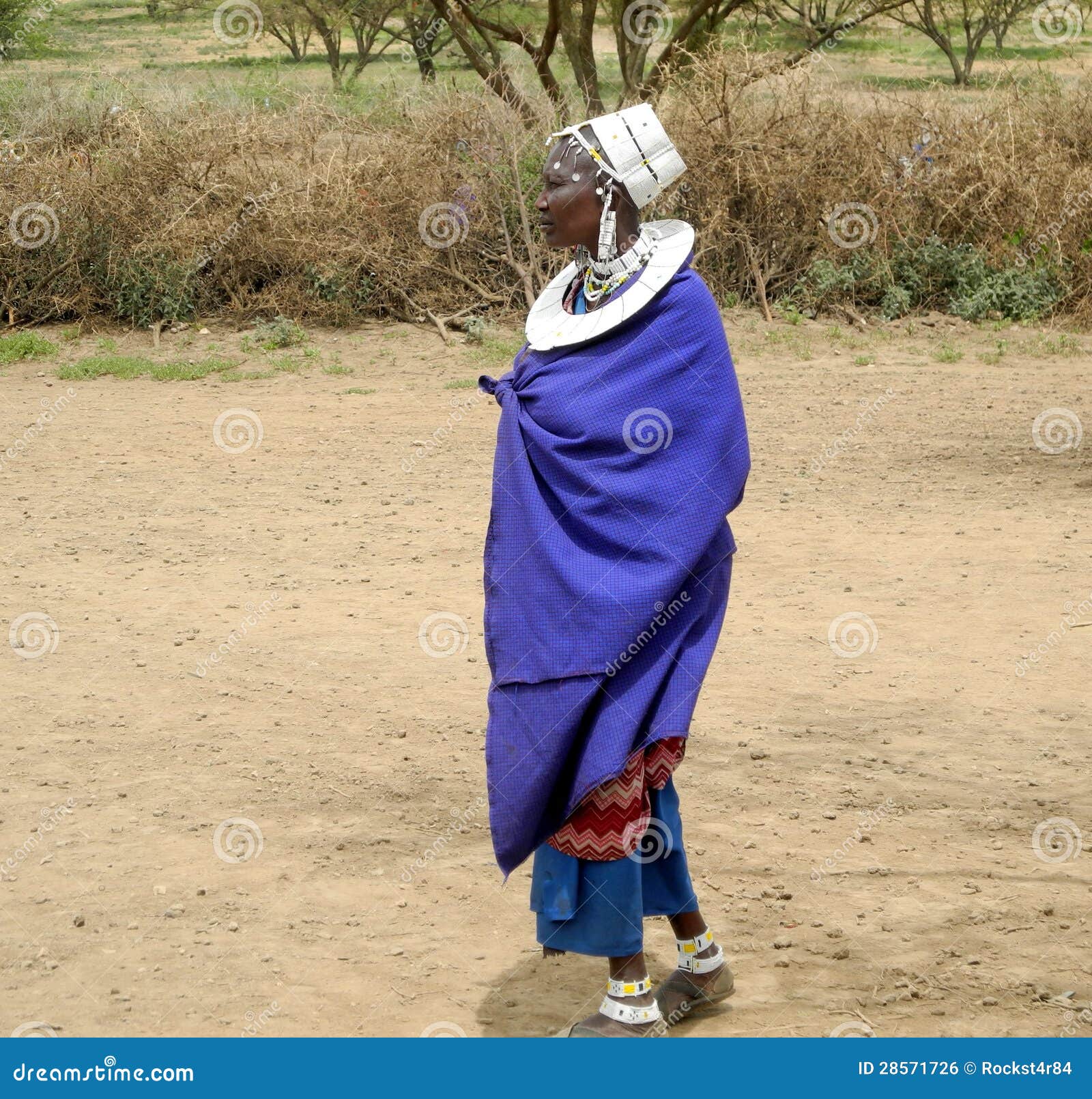 Portrait of a Masai Woman editorial photo. Image of africa - 28571726