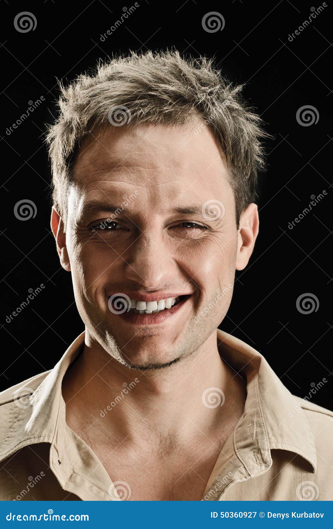 Portrait Masculin De Sourire Image stock - Image du homme, sérieux ...