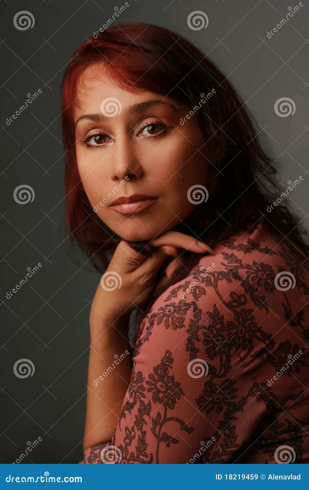 Portrait of Mature Charming Woman Stock Image - Image of charming ...
