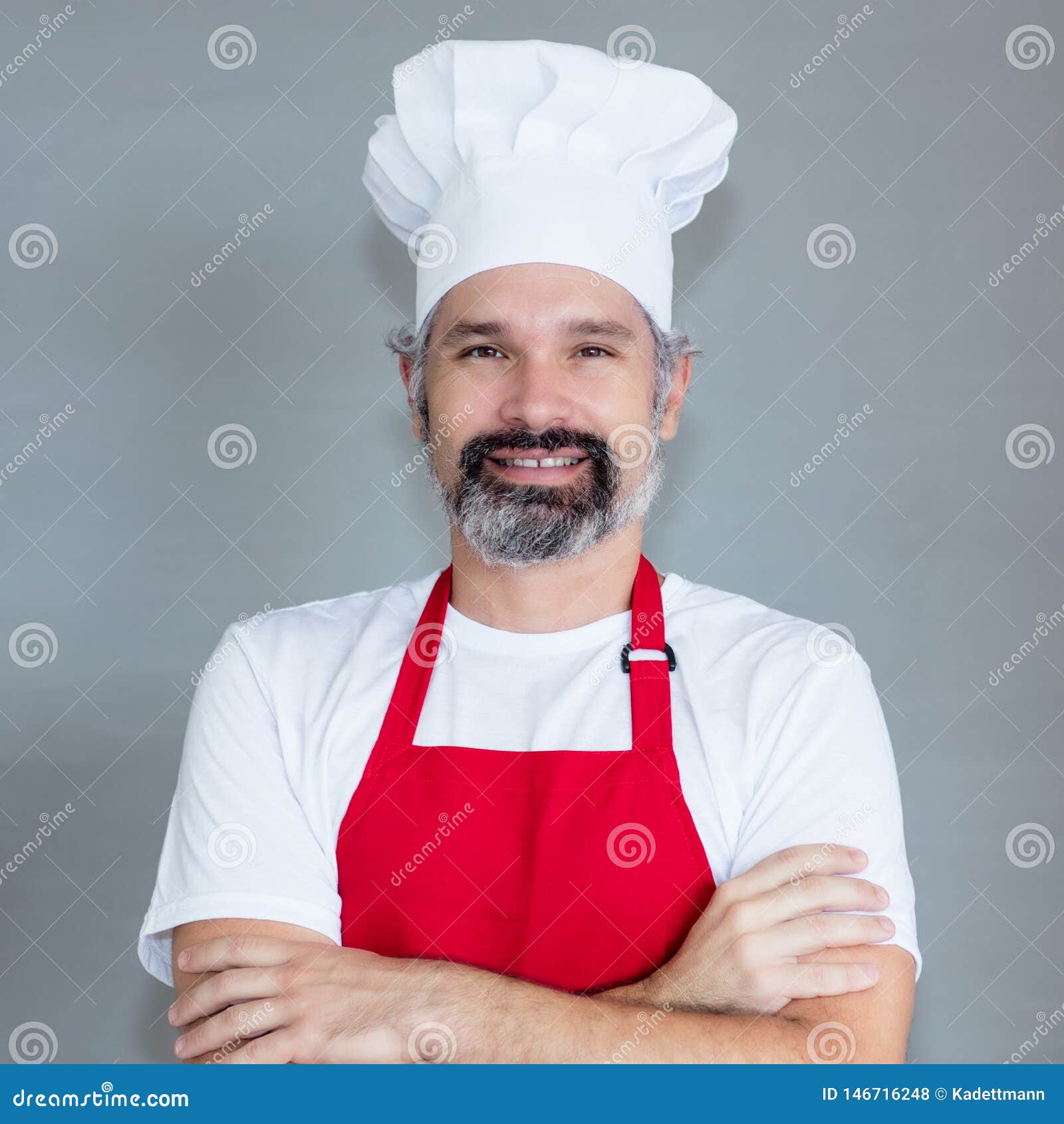 Portrait of Mature Chef with Beard Stock Photo - Image of american ...