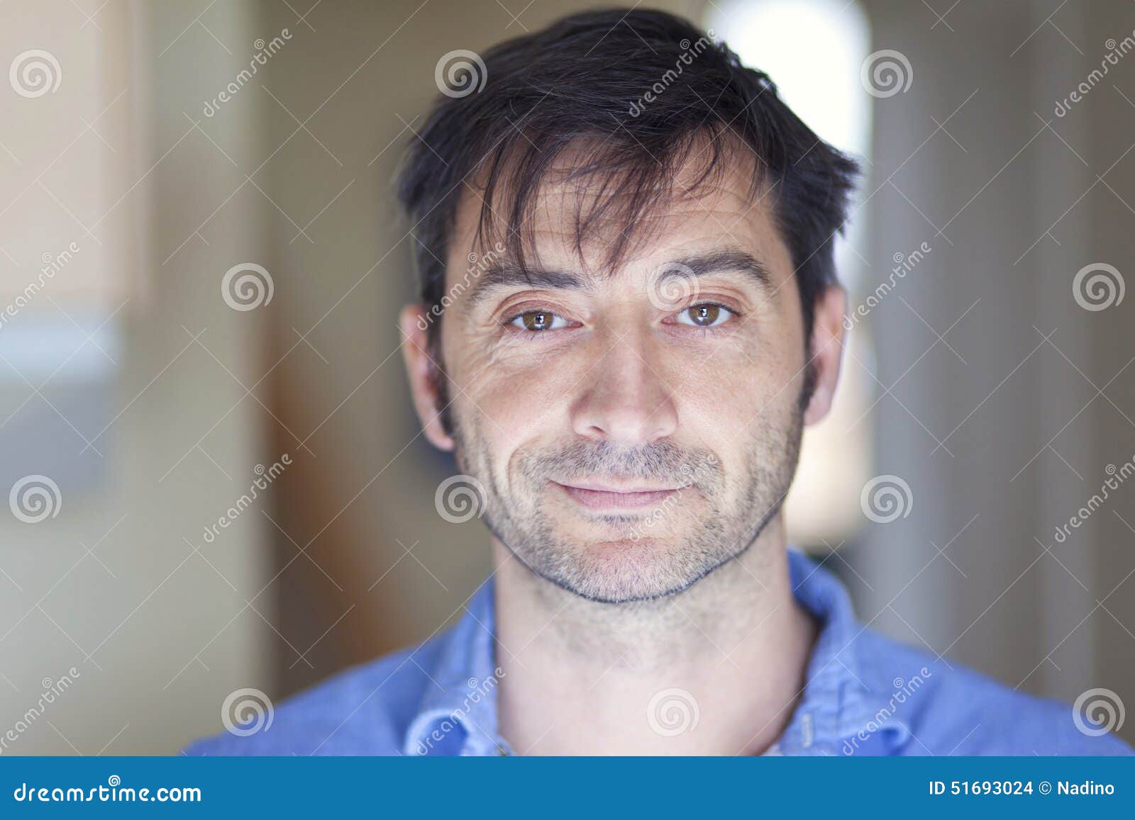 Portrait of a Mature Italian Man Stock Photo - Image of father ...