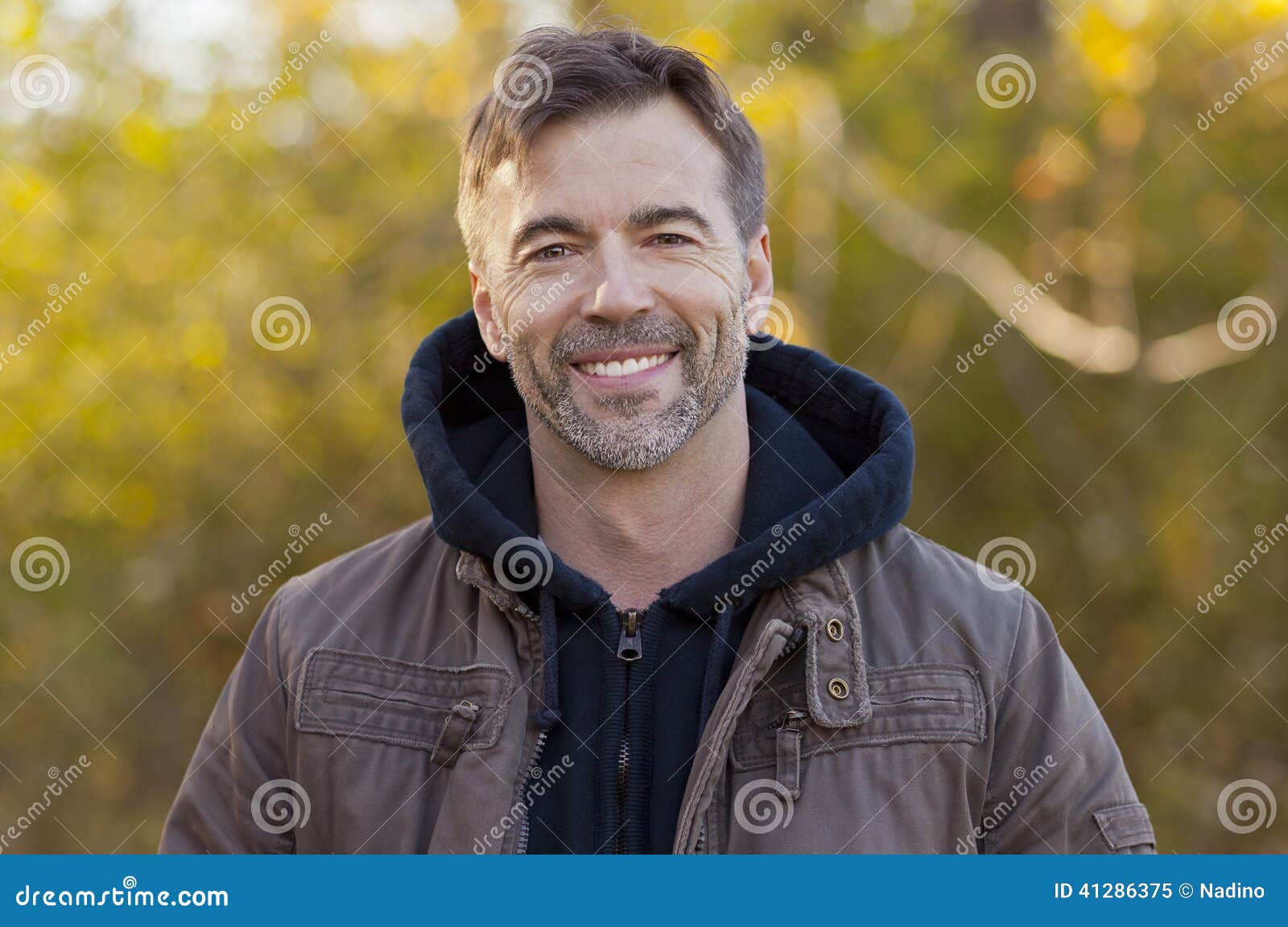 Portrait of a Mature Man stock image. Image of energy - 41286375