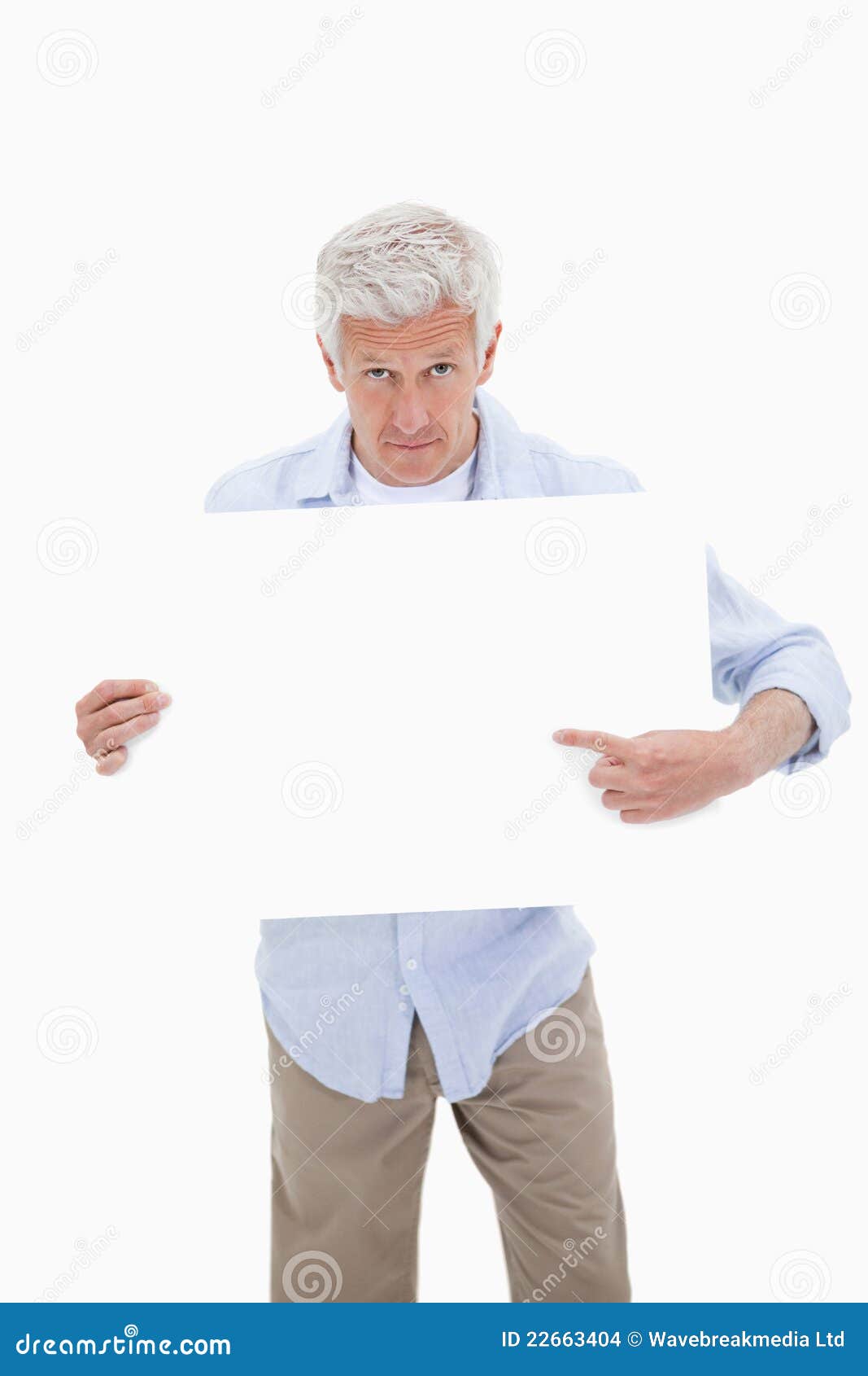 Portrait of a Mature Man Pointing at a Blank Board Stock Photo - Image ... Portrait of a Mature Man Pointing at a Blank Board Stock Photo - Image ...