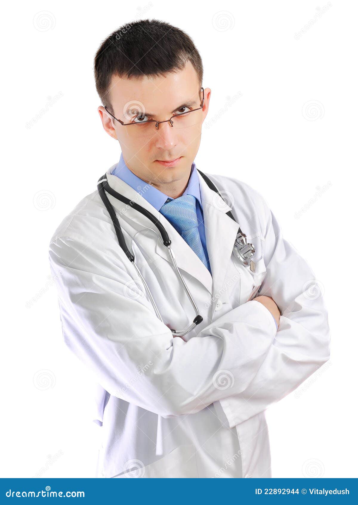 Portrait of medical doctor stock photo. Image of male - 22892944