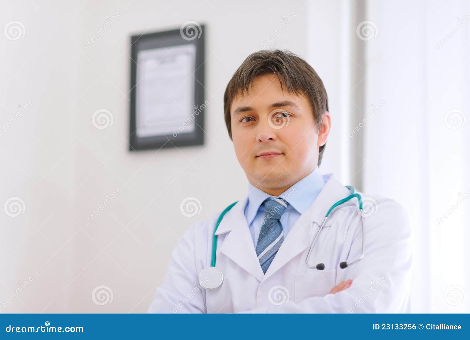 Portrait of medical doctor stock photo. Image of portrait - 23133256