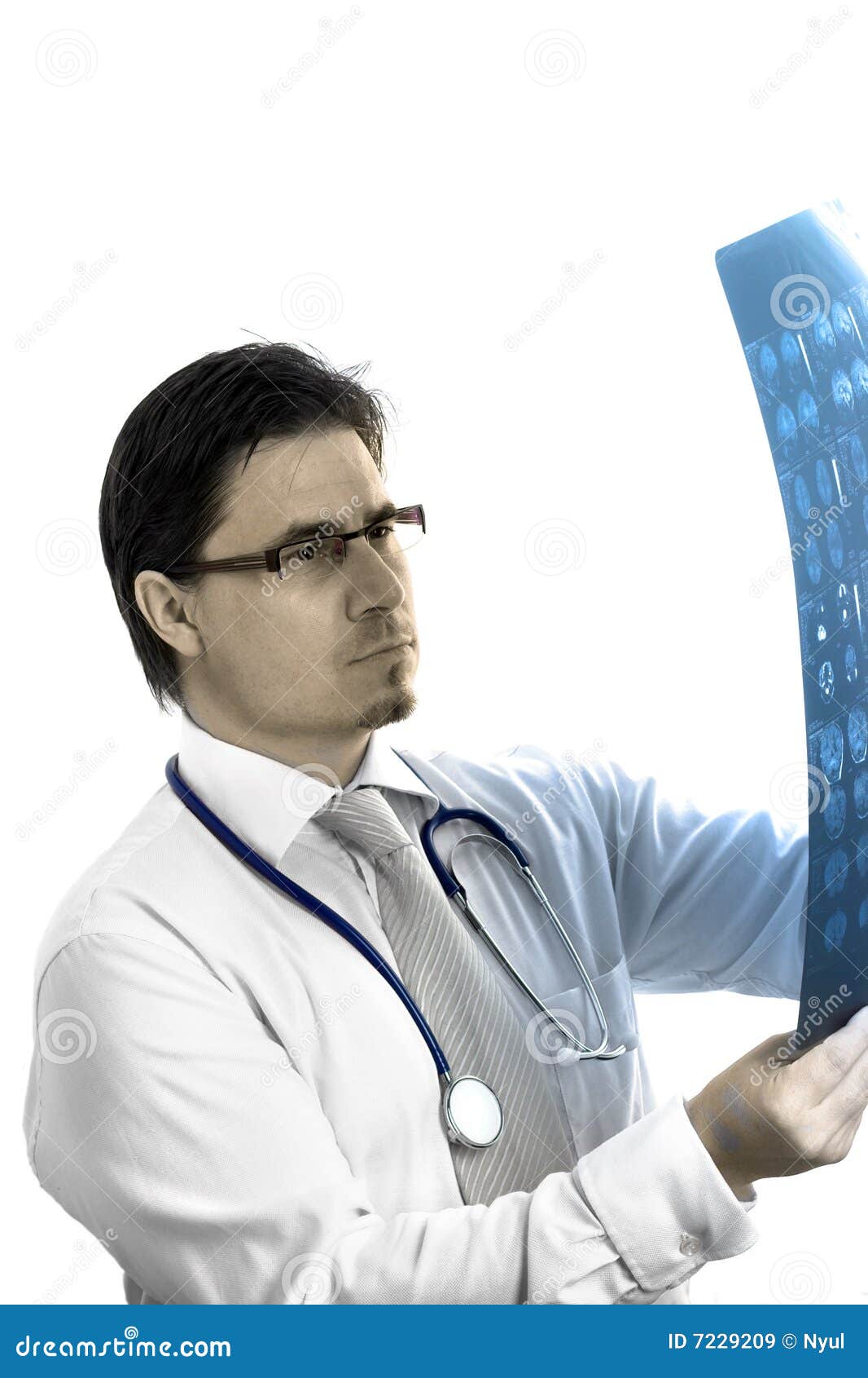 Portrait of medical doctor stock image. Image of check - 7229209