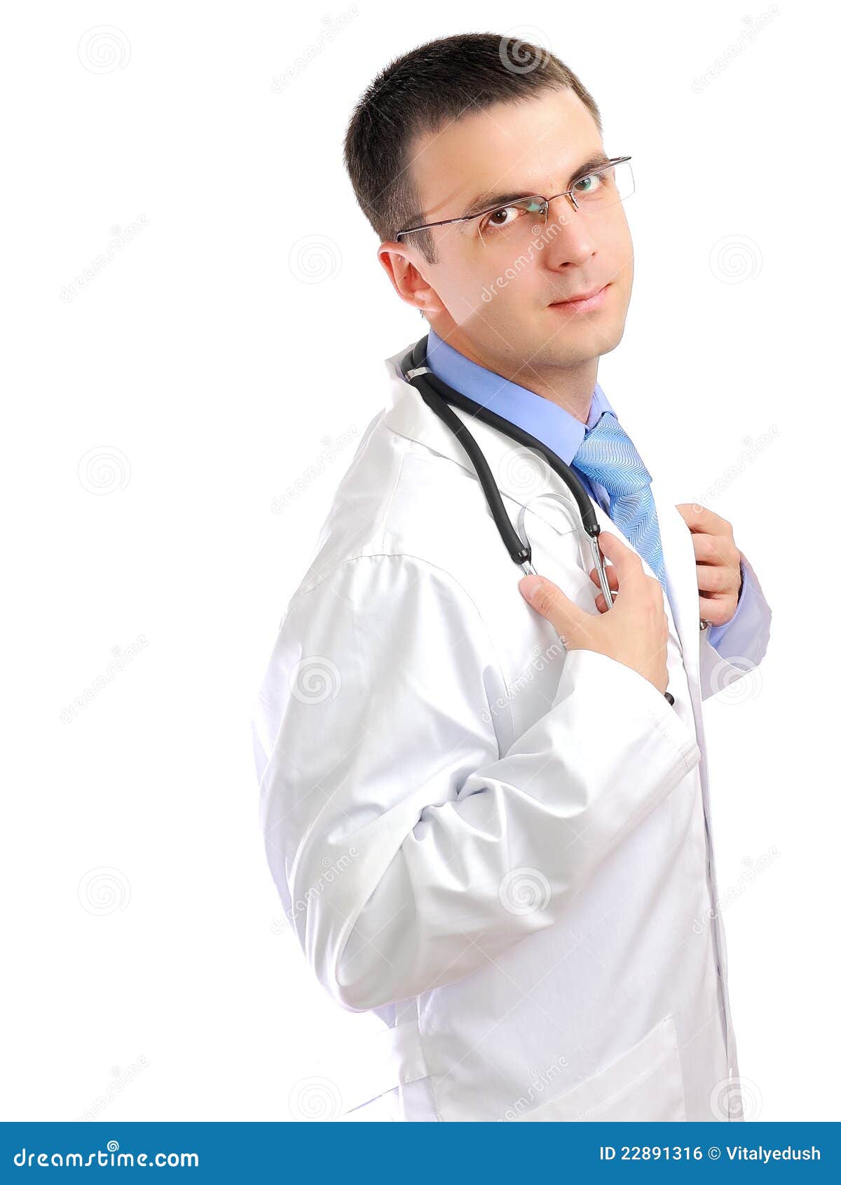 Portrait of Medical Doctor with Phonendoscope. Stock Photo - Image of ...