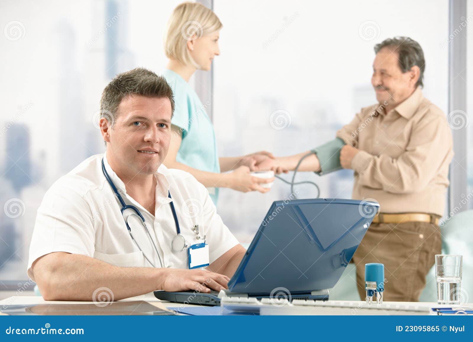 Portrait of Medical Doctor at Work Stock Image - Image of doctor ...