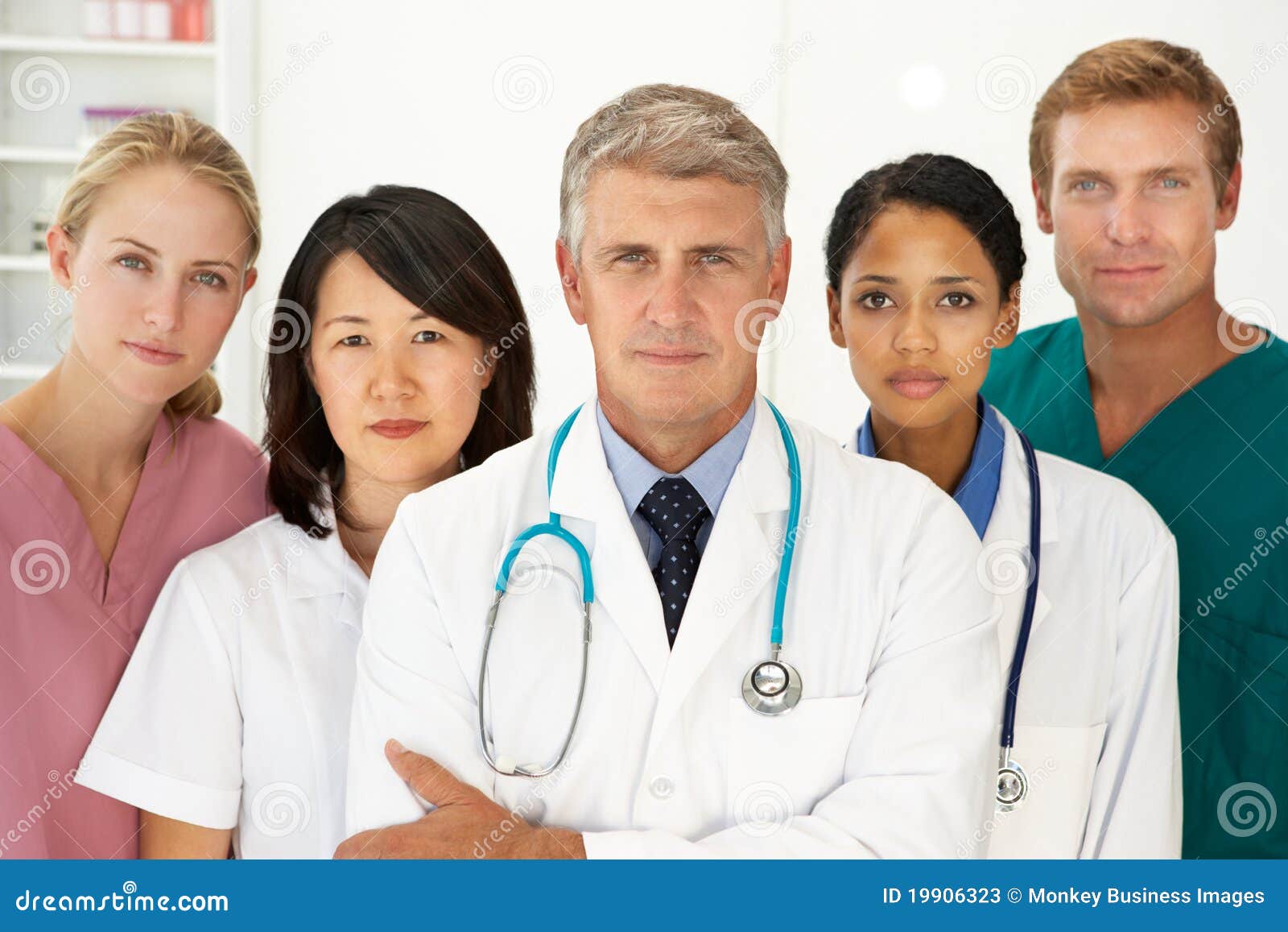 Portrait of Medical Professionals Stock Image - Image of horizontal ...
