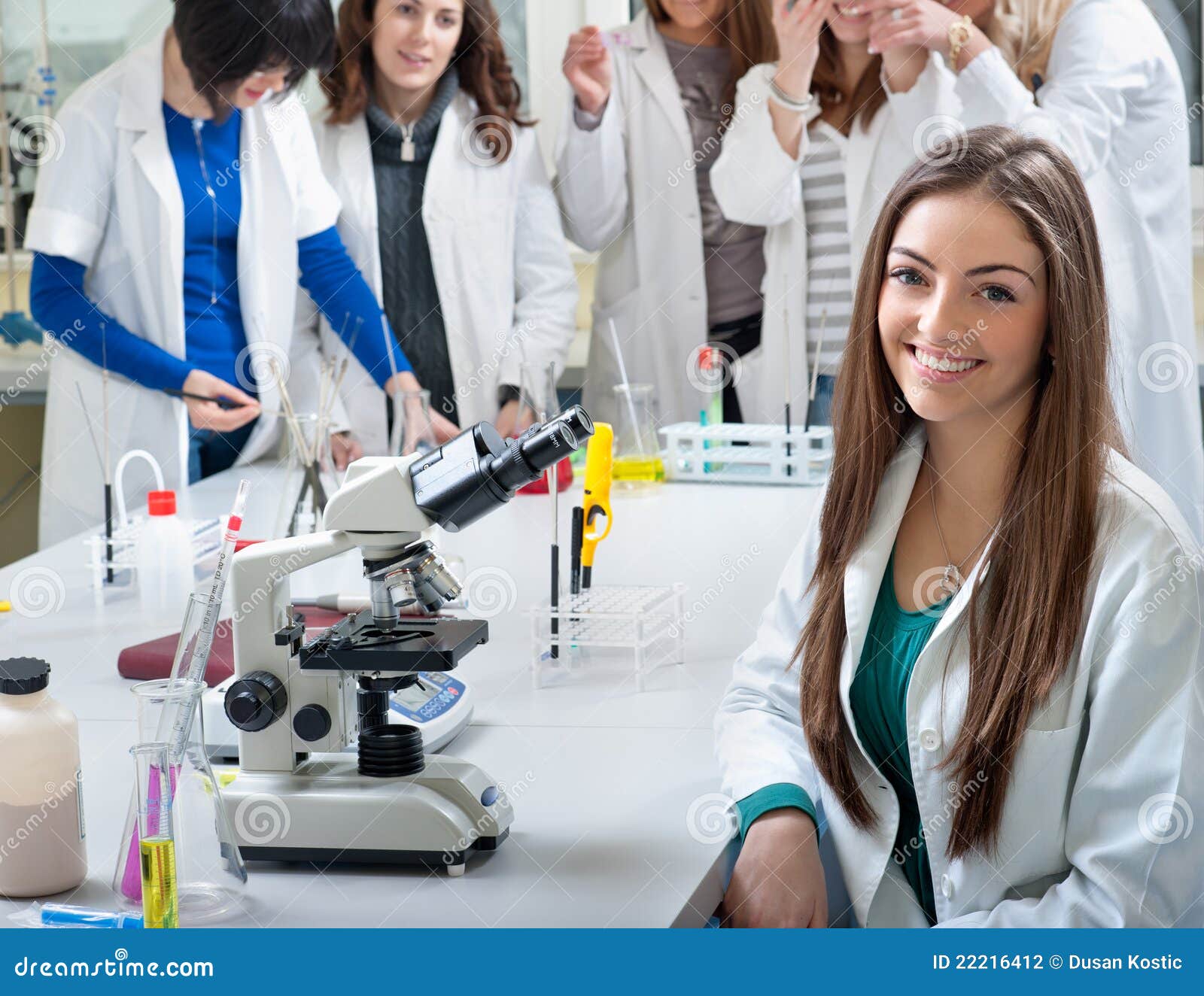 Portrait of Medical Students Stock Photo - Image of smirking, learning ...