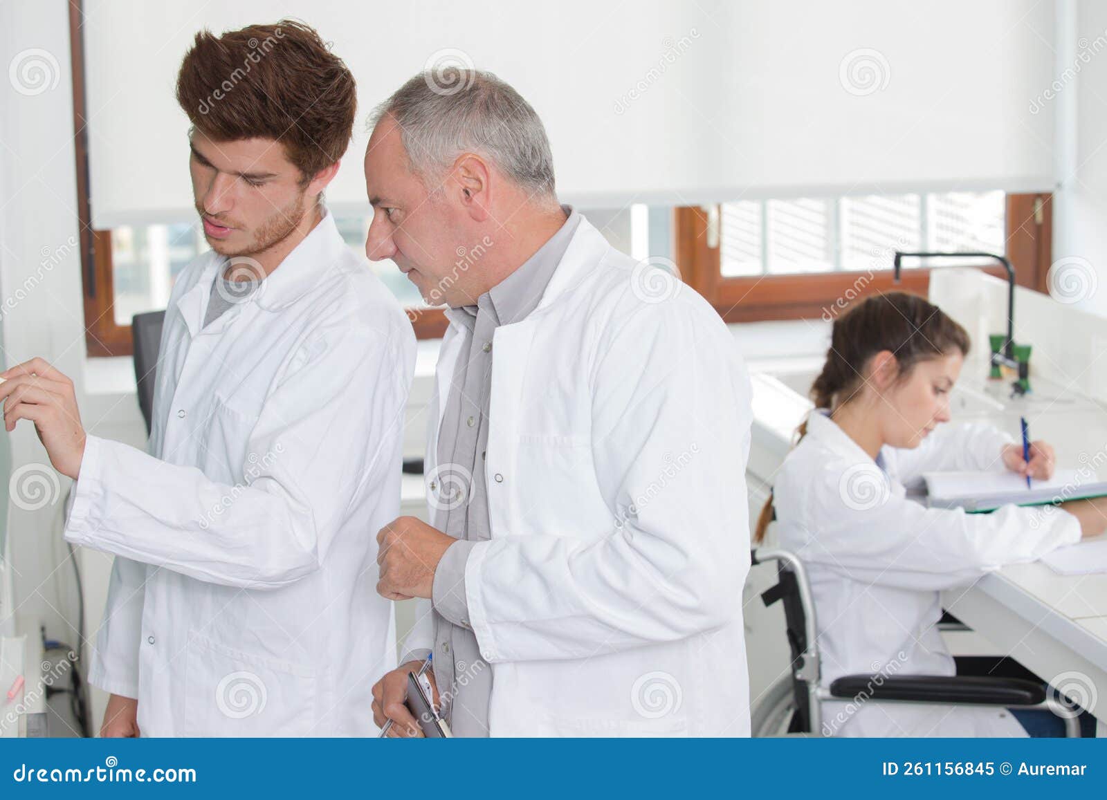 Portrait Medical Students in Laboratory Stock Image - Image of medicine ...