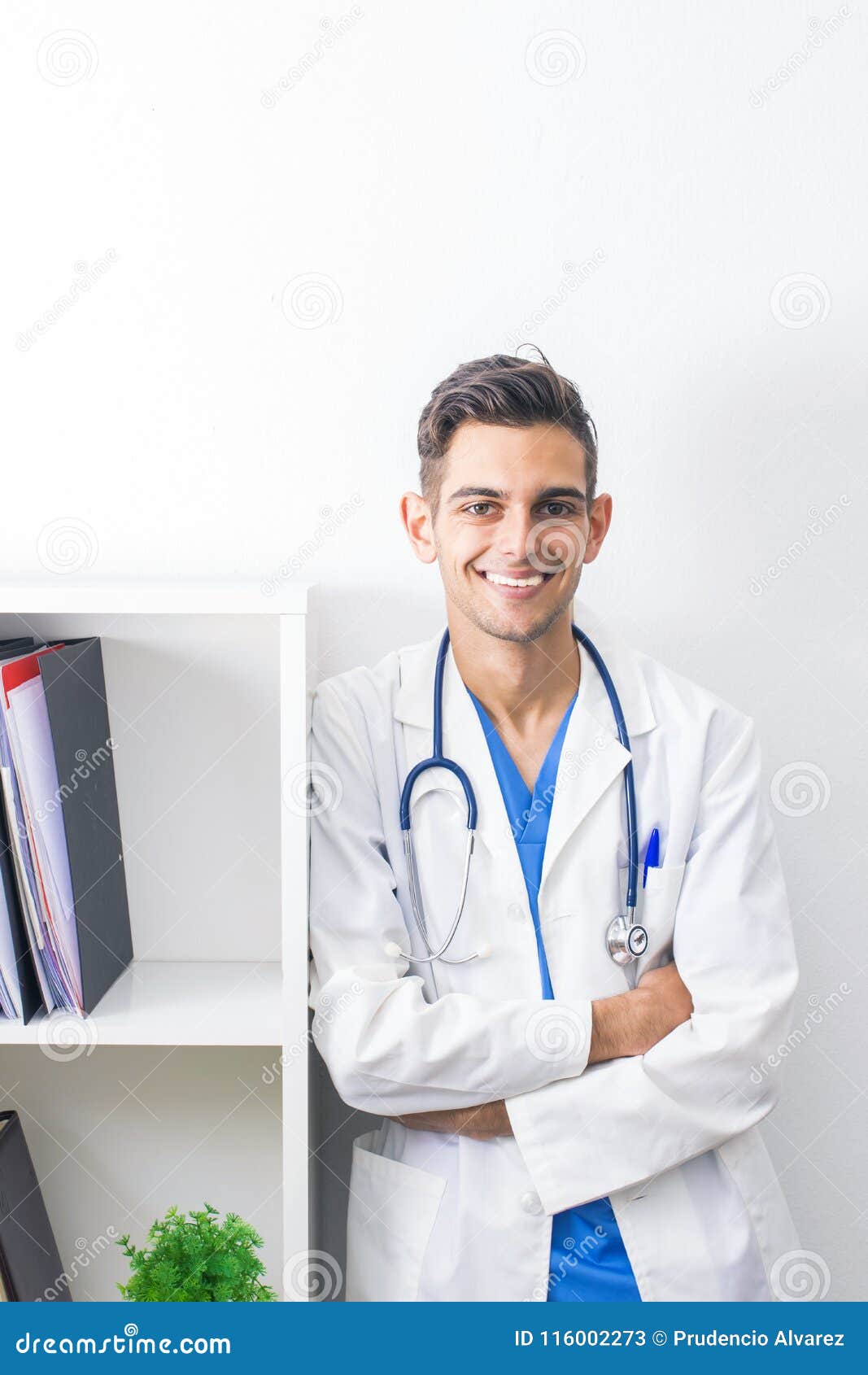 Portrait of Medicine Professional Working Stock Image - Image of ...