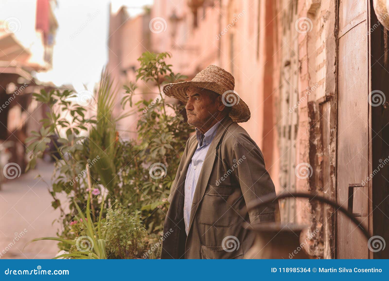 Portrait Men in Marrakech, Morocco Editorial Stock Image - Image of ...