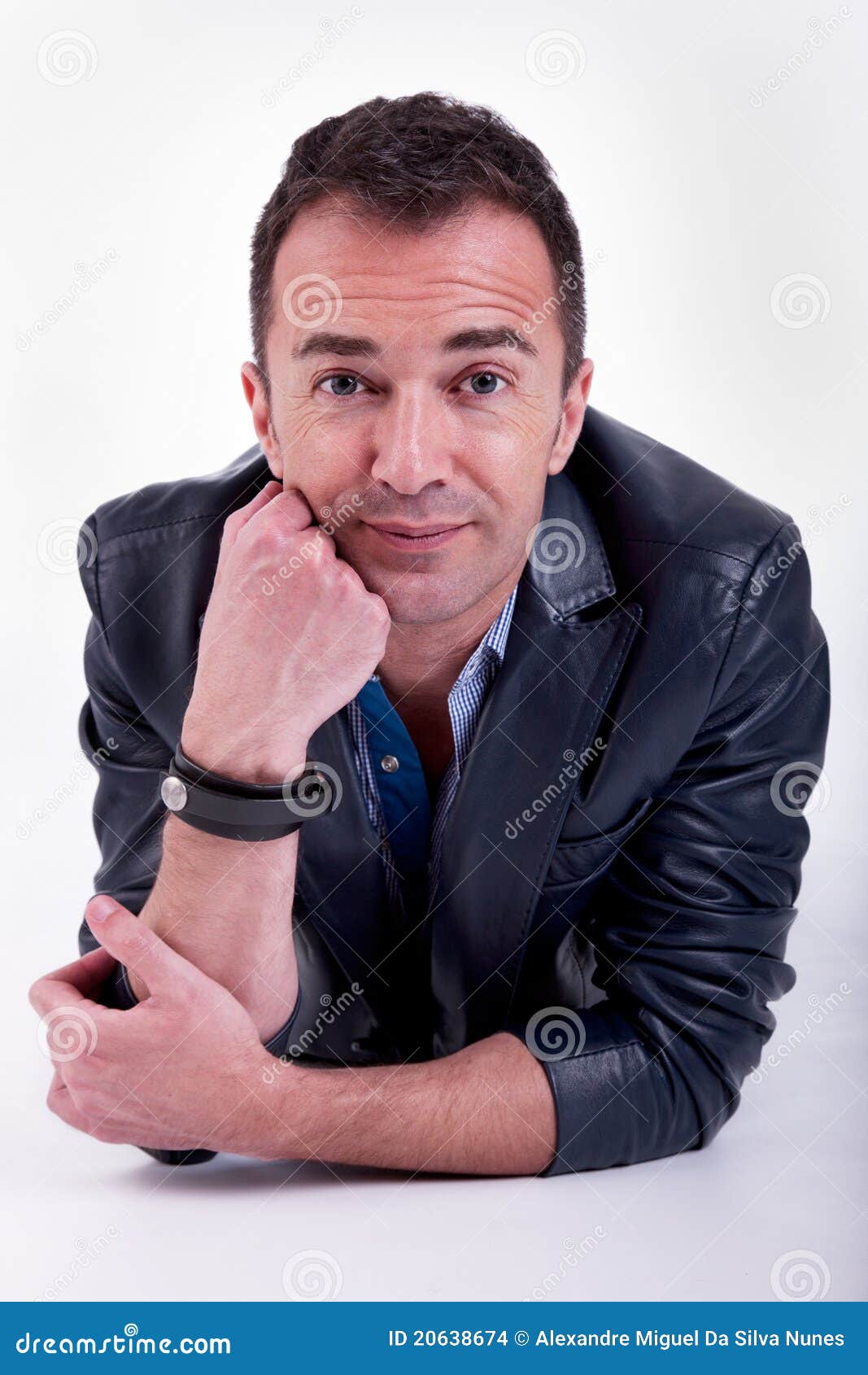 Portrait of a Middle-age Man Stock Photo - Image of cool, human: 20638674