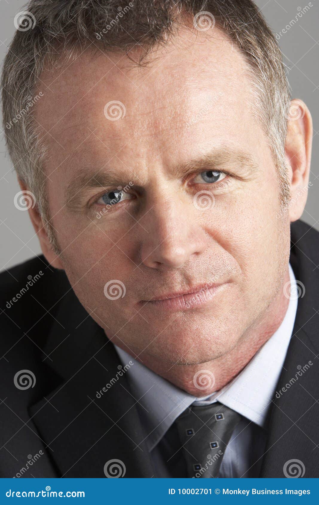 Portrait of Middle Aged Businessman Stock Image - Image of expression ...