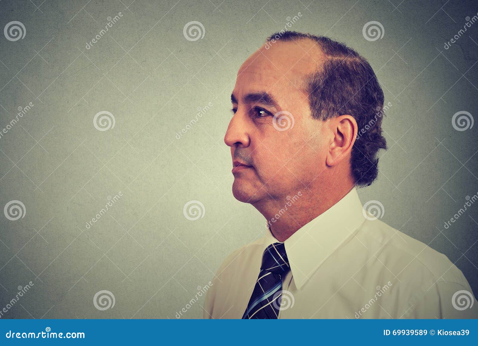 Portrait of a Middle Aged Man Stock Image - Image of portrait, receding ...