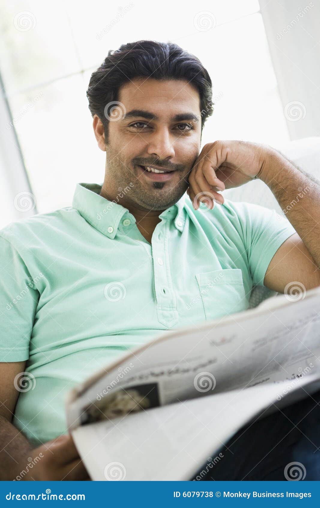 Portrait of a Middle Eastern Man Reading Stock Photo - Image of arabic ...