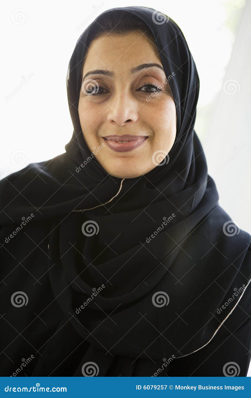 Portrait of a Middle Eastern Woman Stock Image - Image of arabic, color ...