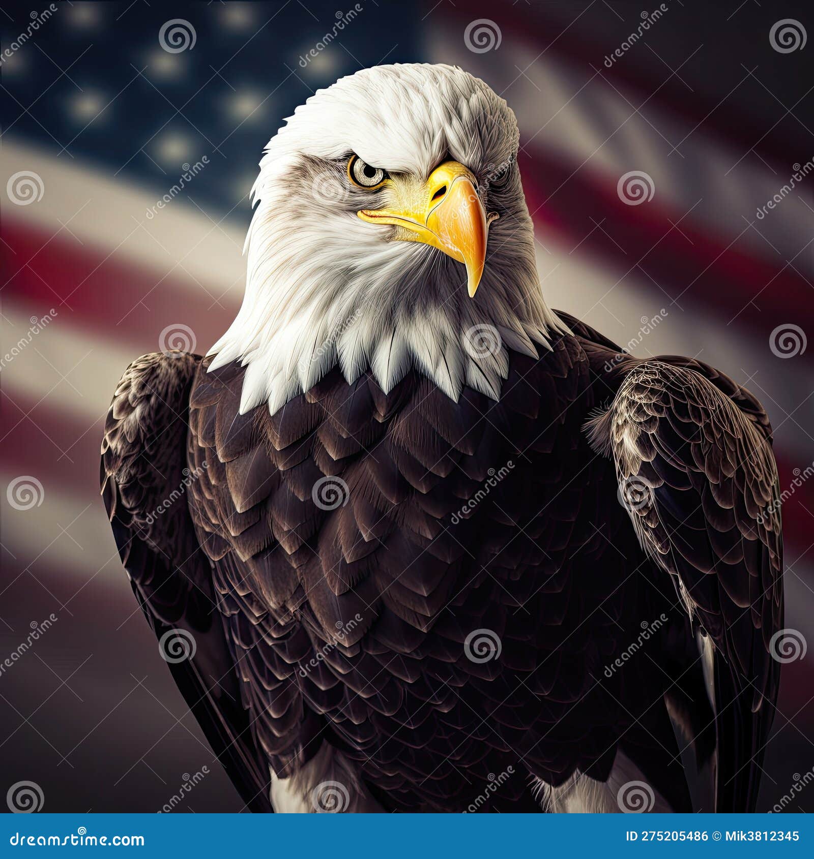 Mighty Eagle Vector Icon Logo Design Inspiration Stock Image ...