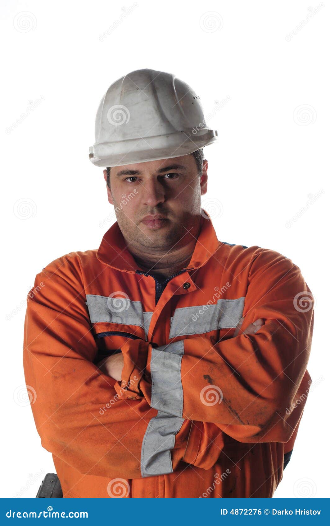 Portrait of a mine worker stock photo. Image of person - 4872276