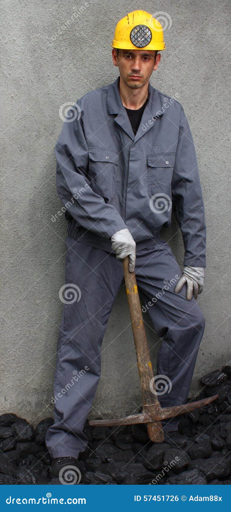 Portrait of a miner stock photo. Image of effect, cube - 57451726