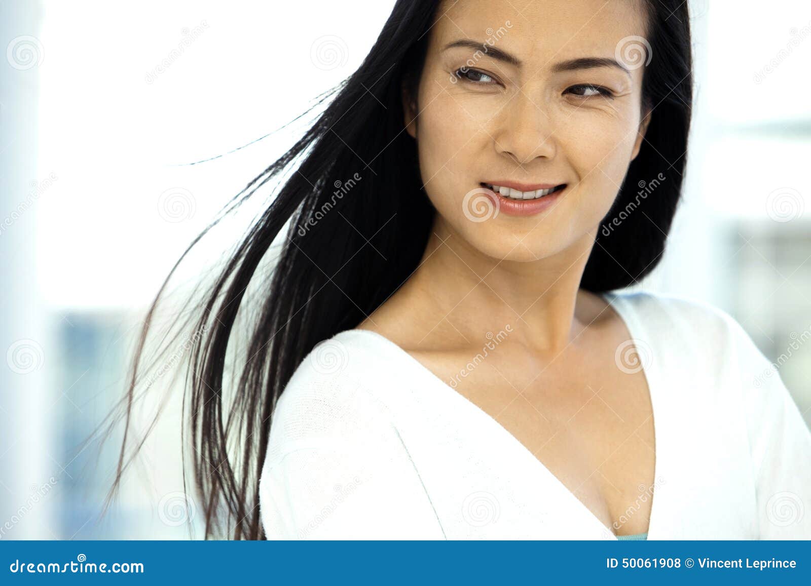 Portrait of a Modern Chinese Woman Stock Photo - Image of real, people ...