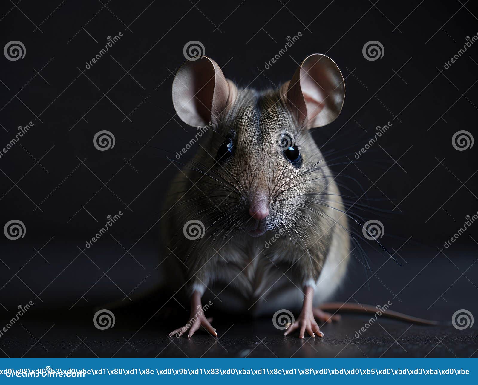 Portrait of Mouse in Whole. Ai Generative Stock Illustration ...
