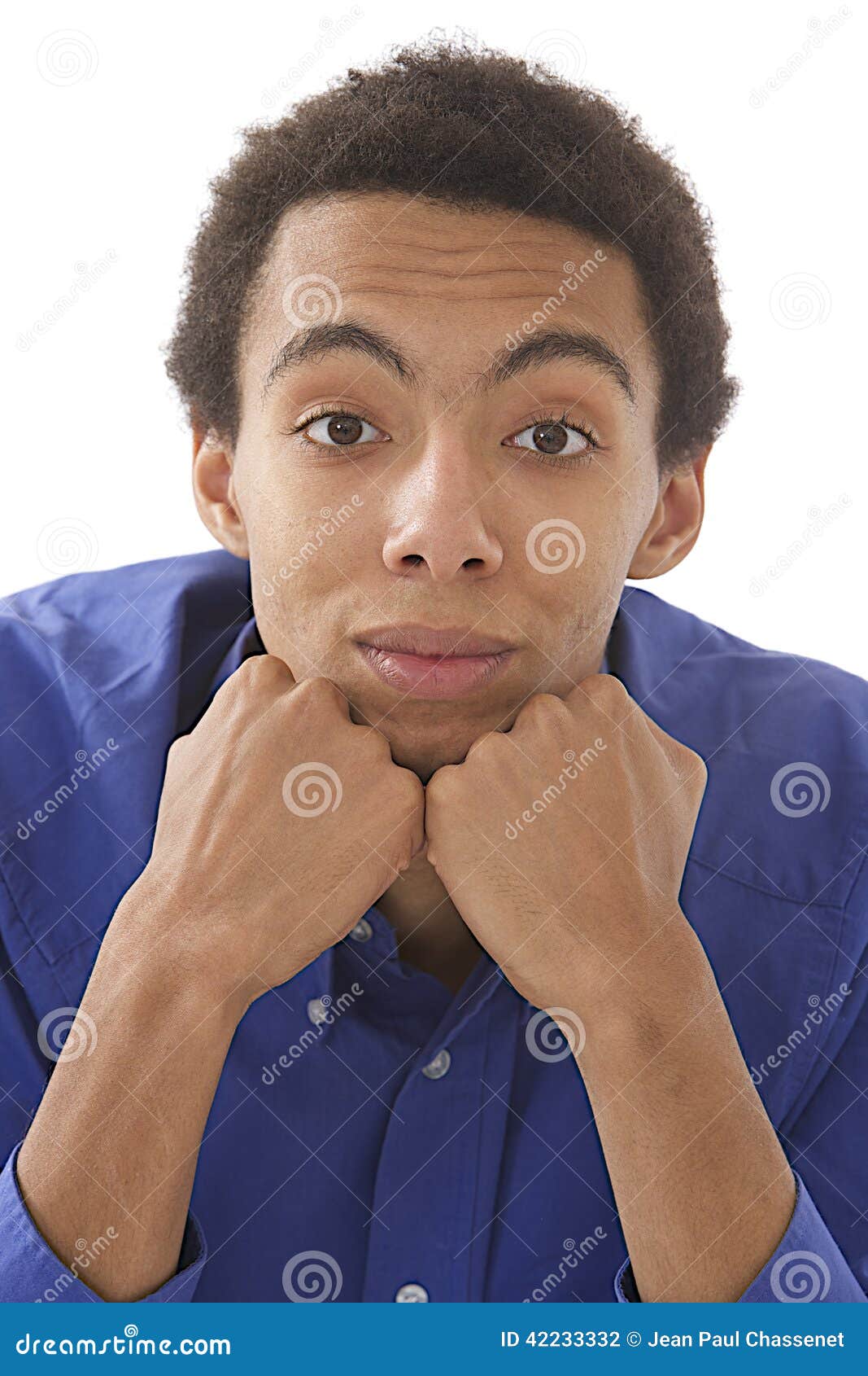 Portrait of a mulatto guy stock photo. Image of black - 42233332