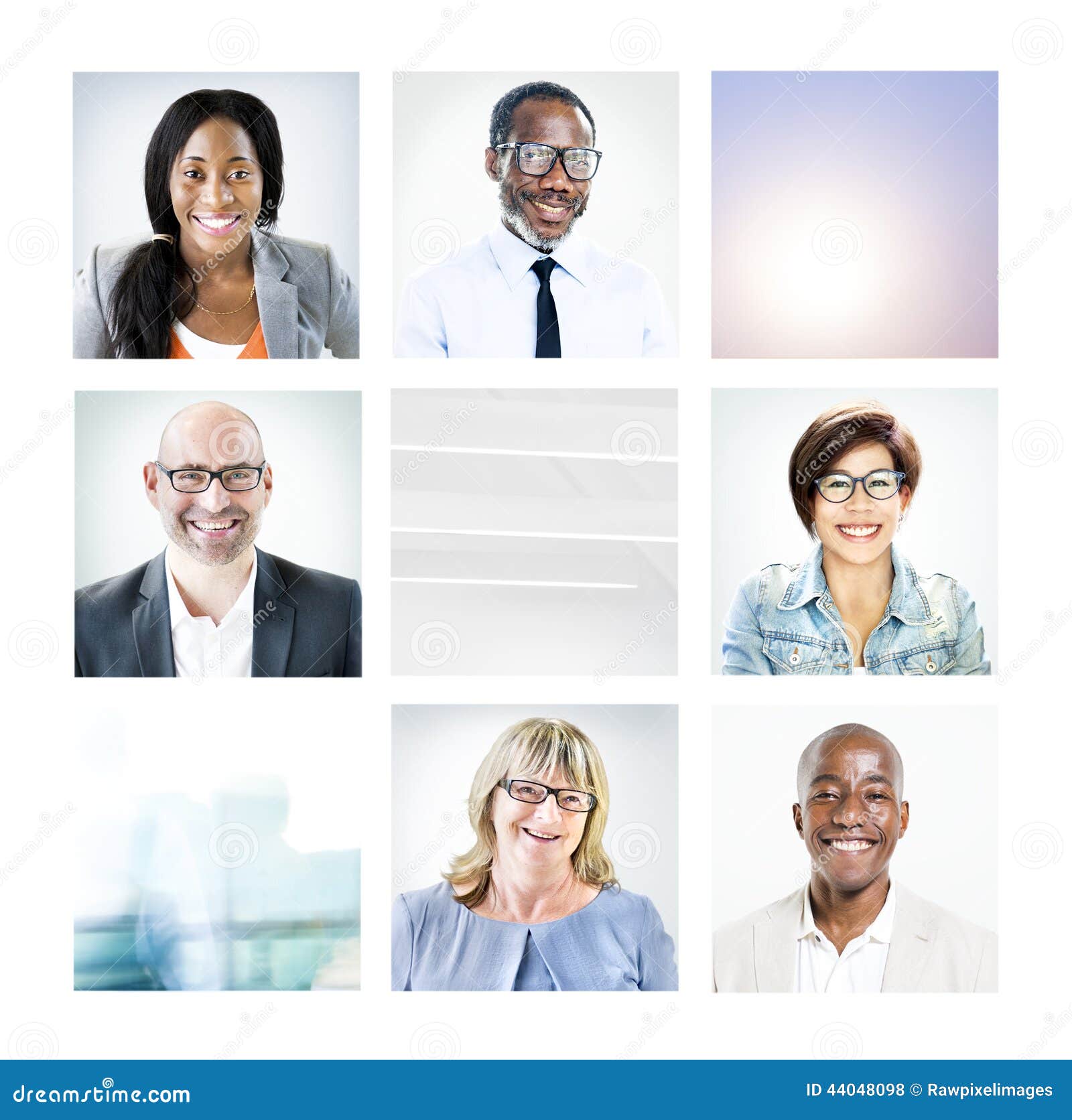 Portrait of Multiethnic Diverse Colorful People Stock Photo - Image of ...