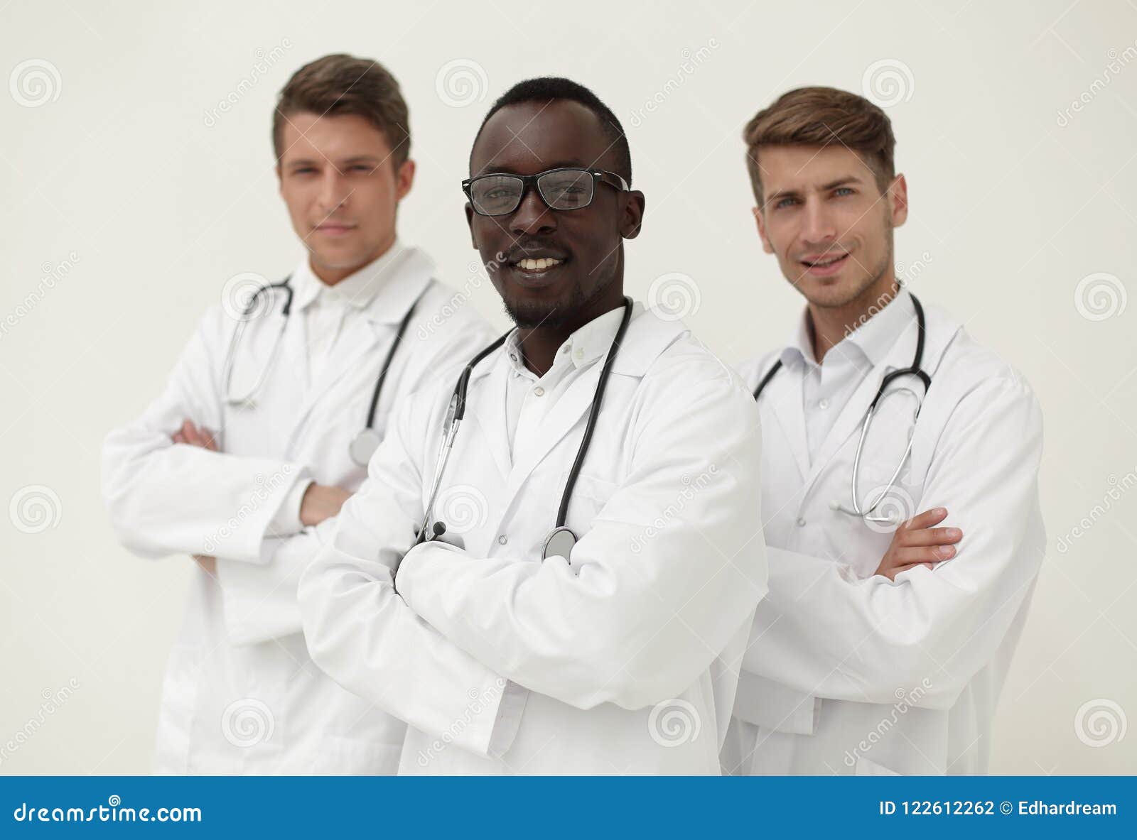Portrait of a Multinational Group of Doctors Stock Photo - Image of ...