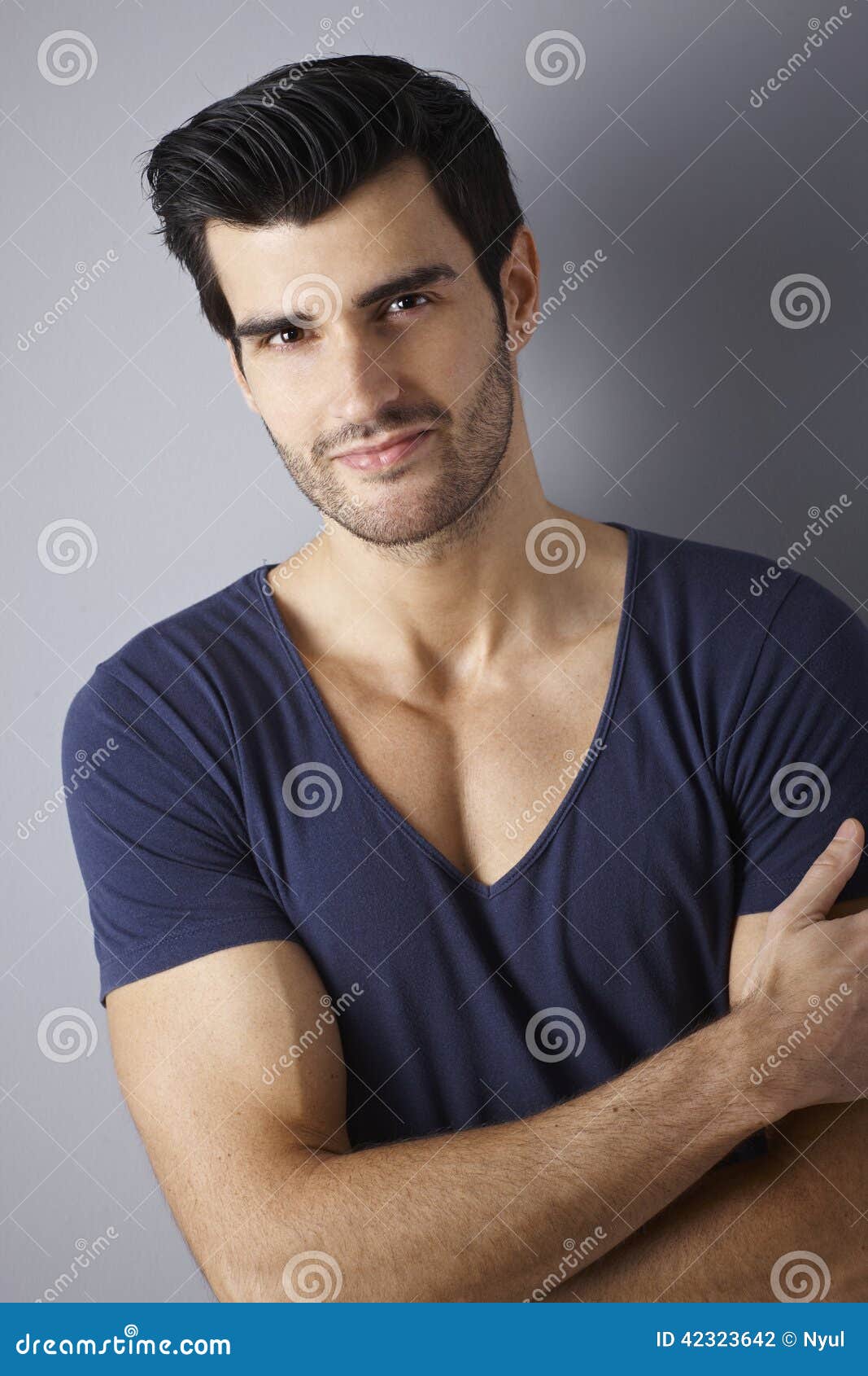 Portrait of muscular man stock photo. Image of american - 42323642
