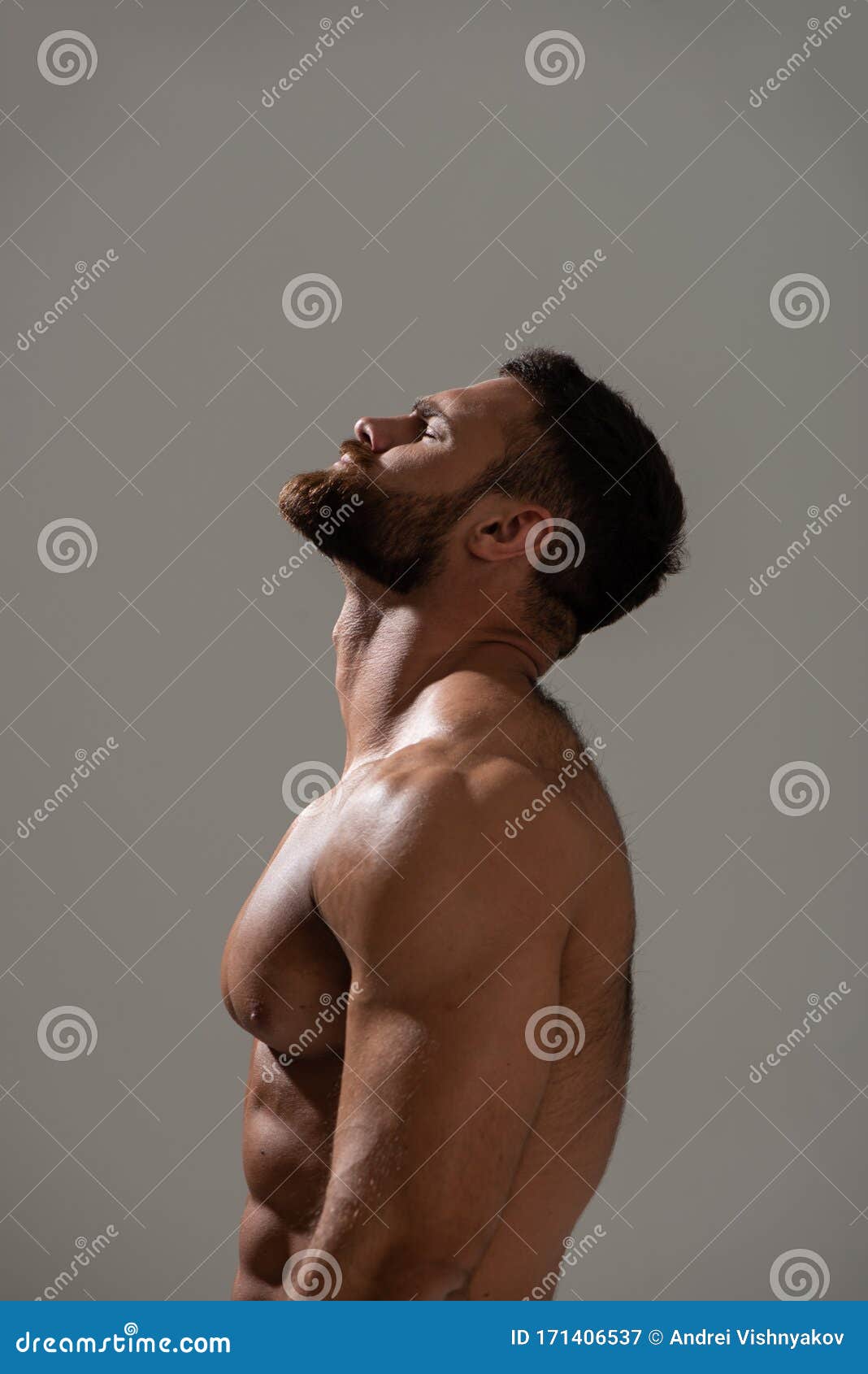 Portrait of bodybuilder stock image. Image of sport - 171406537
