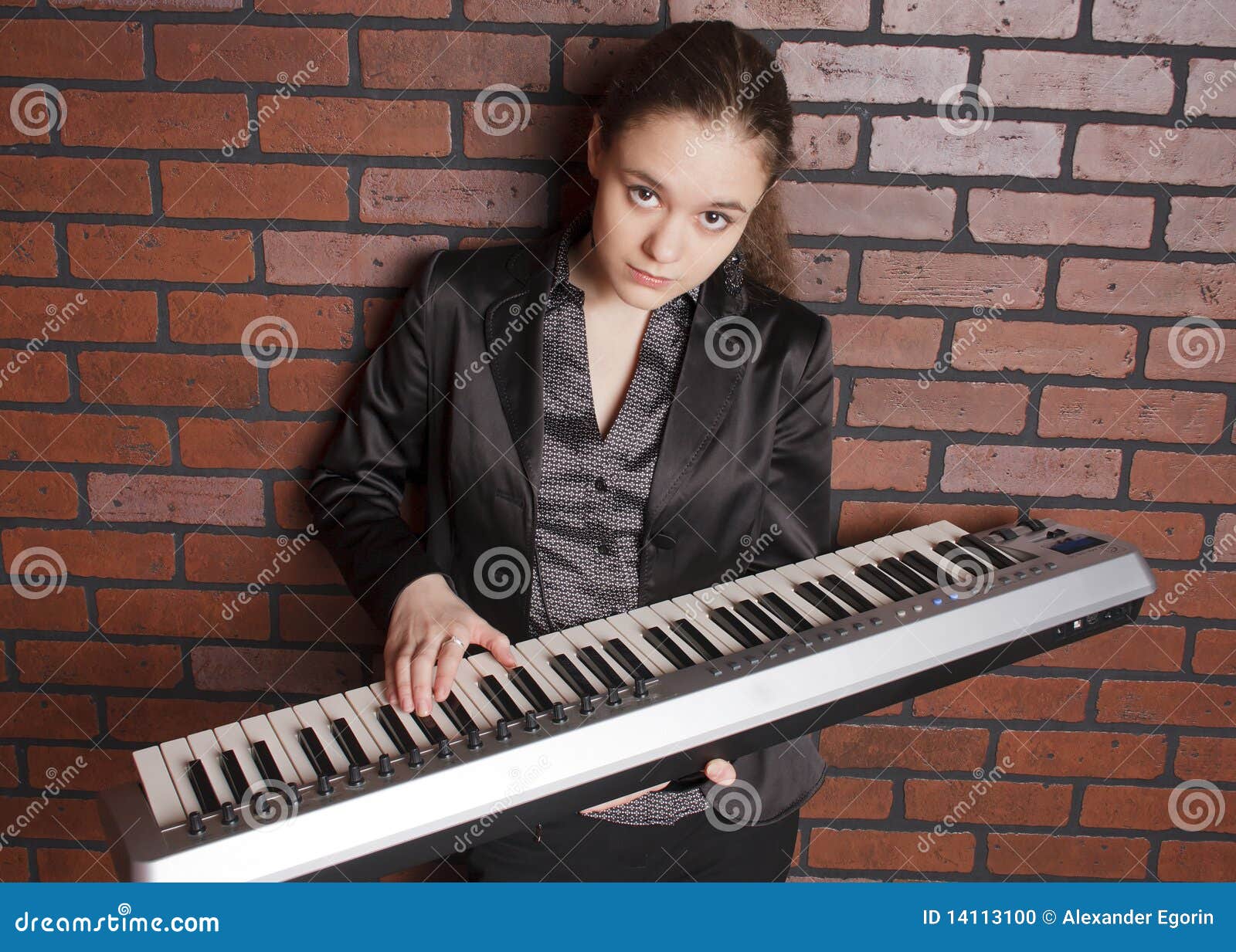 Portrait of musician stock photo. Image of performer - 14113100