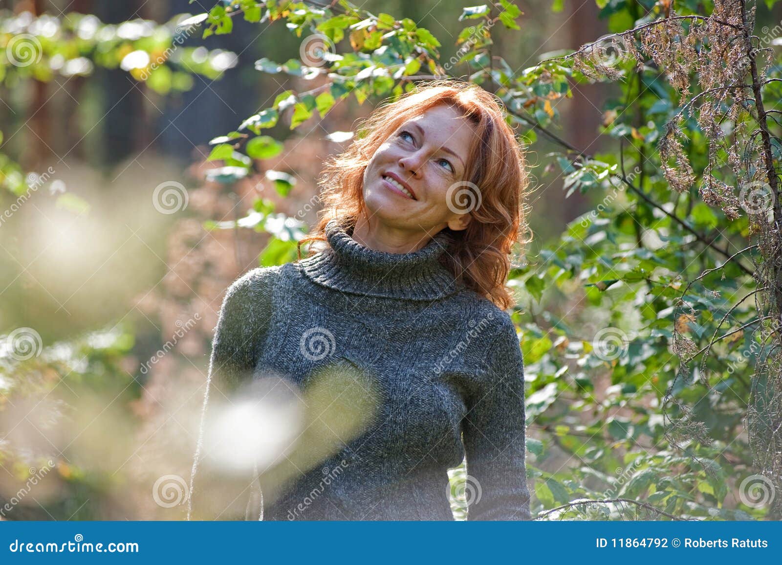 Portrait in nature stock photo. Image of color, enjoyment - 11864792